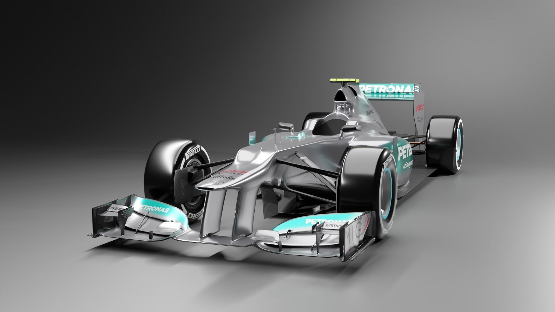 Mercedes F1 W03 2012 3D model | CGTrader