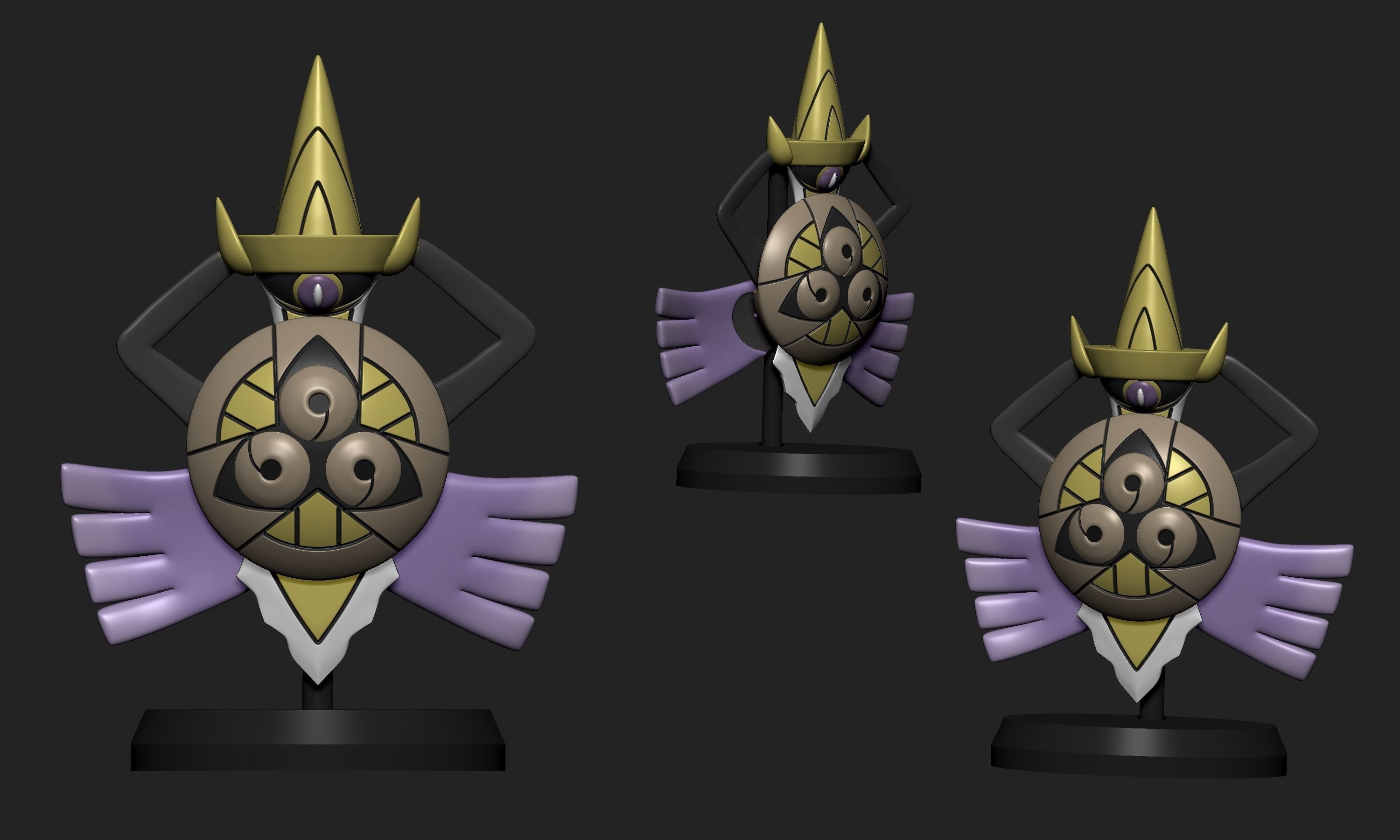 Pokemon - Aegislash with 2 poses 3D model 3D printable | CGTrader