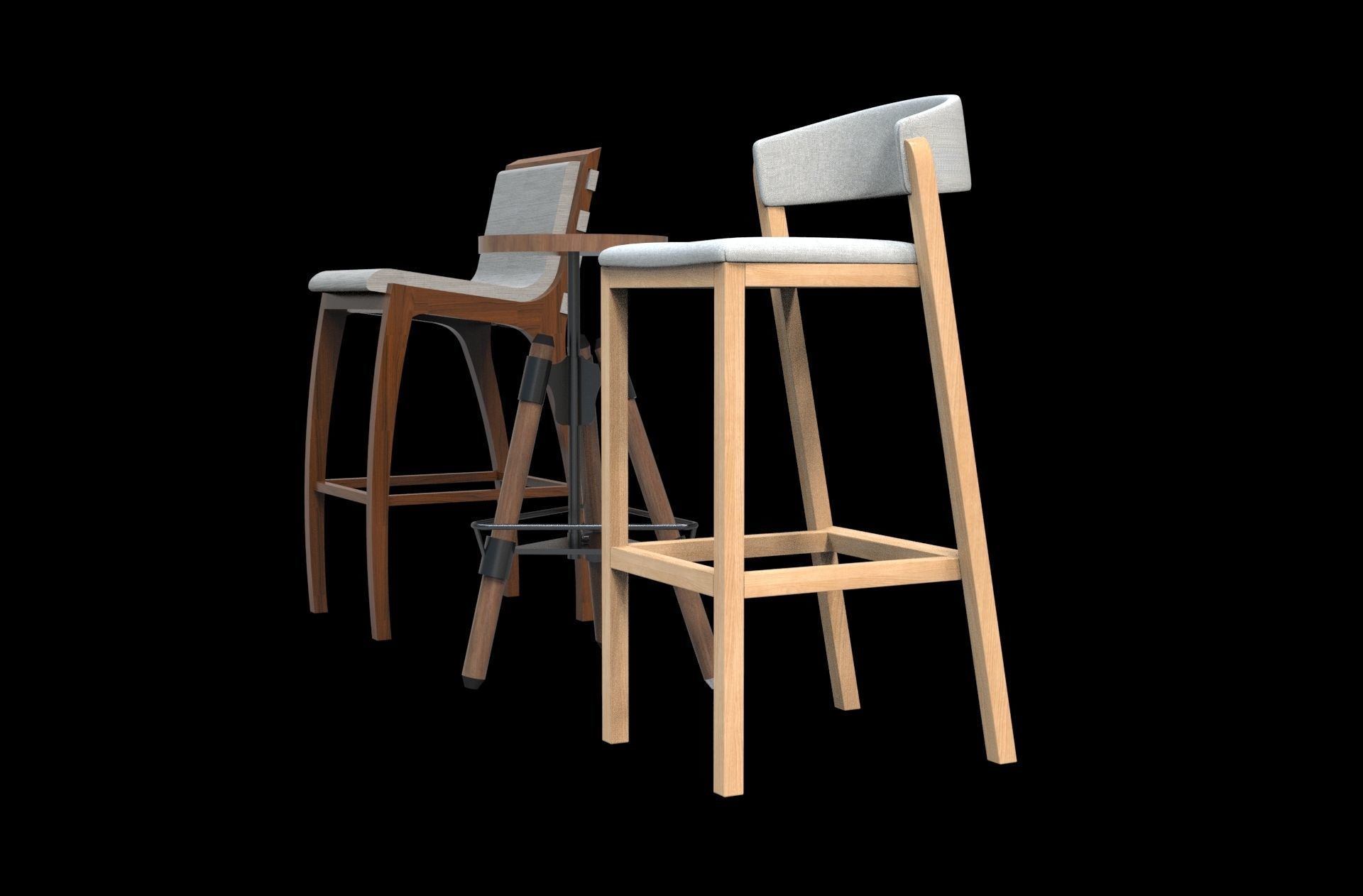 barstool 3d model modern 3D model | CGTrader
