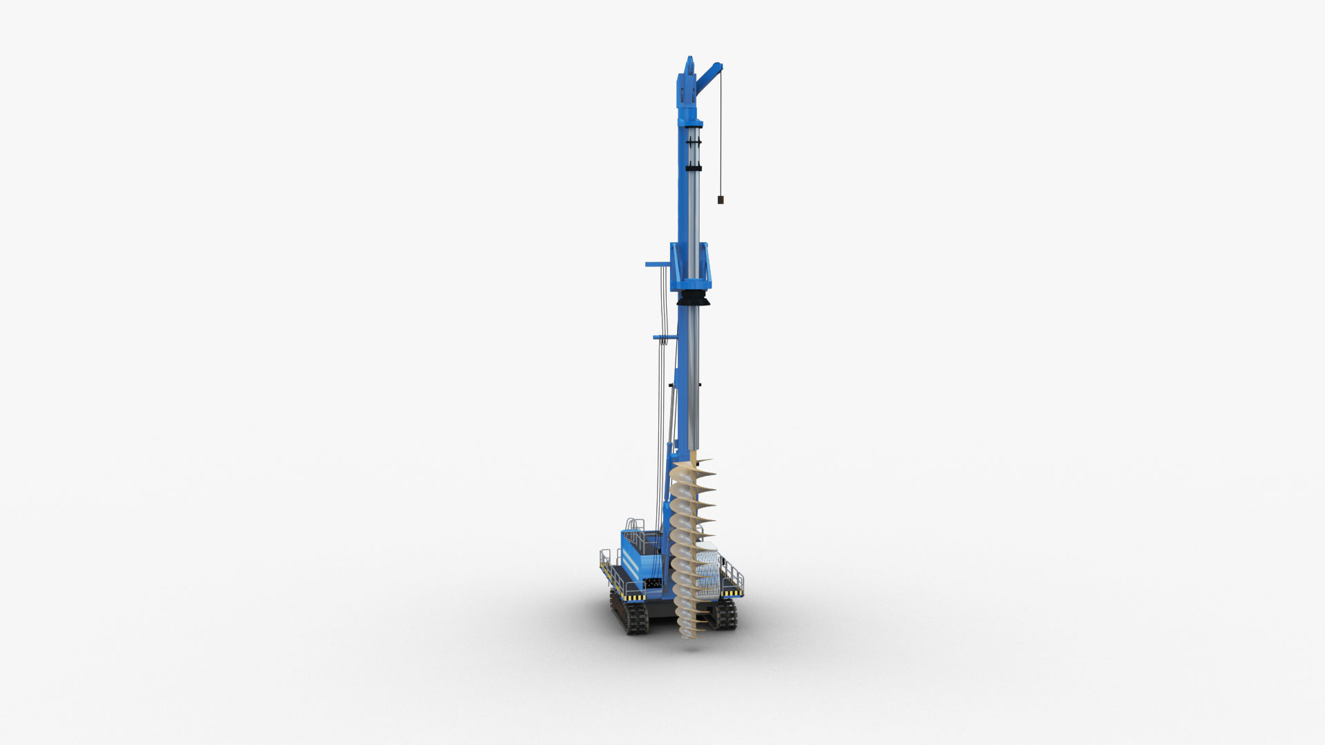 3D model Piling Drill VR / AR / low-poly | CGTrader