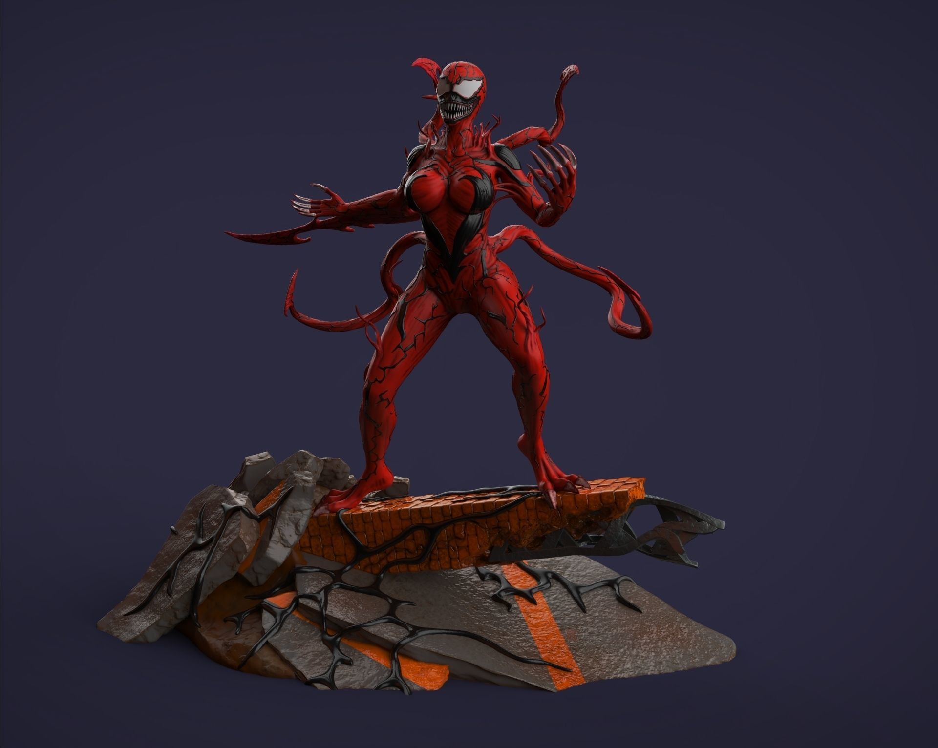 She Carnage - Marvel 3D model 3D printable | CGTrader