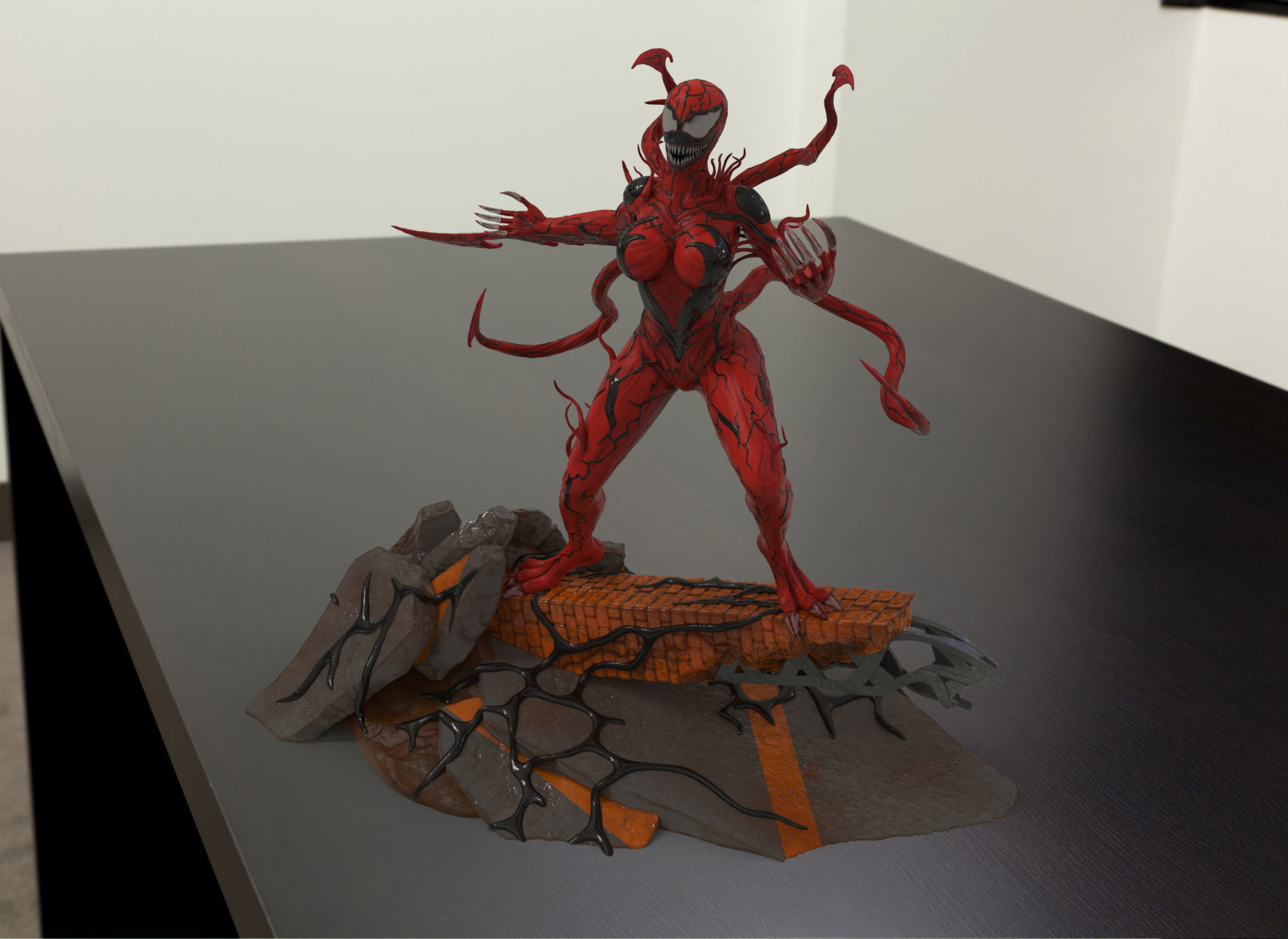 She Carnage - Marvel 3D model 3D printable | CGTrader