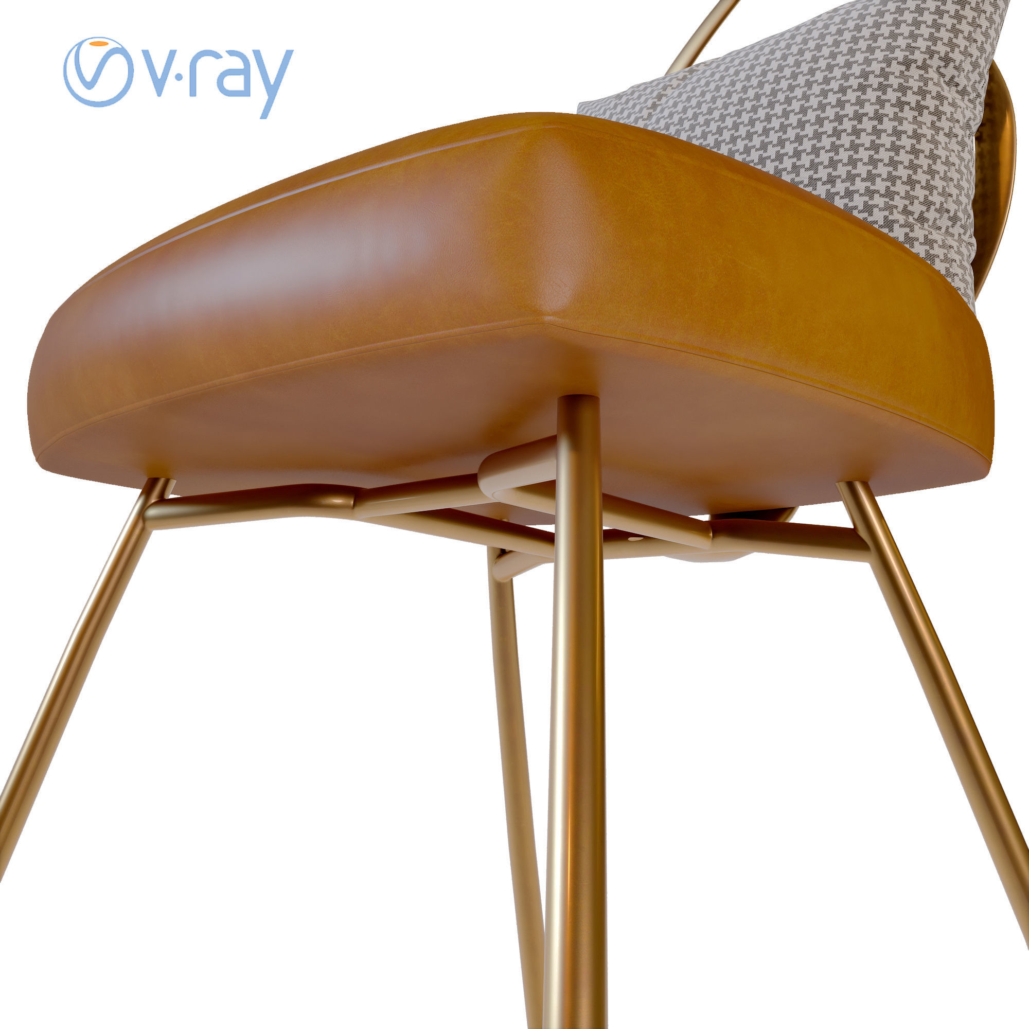 light luxury chair 3D model | CGTrader