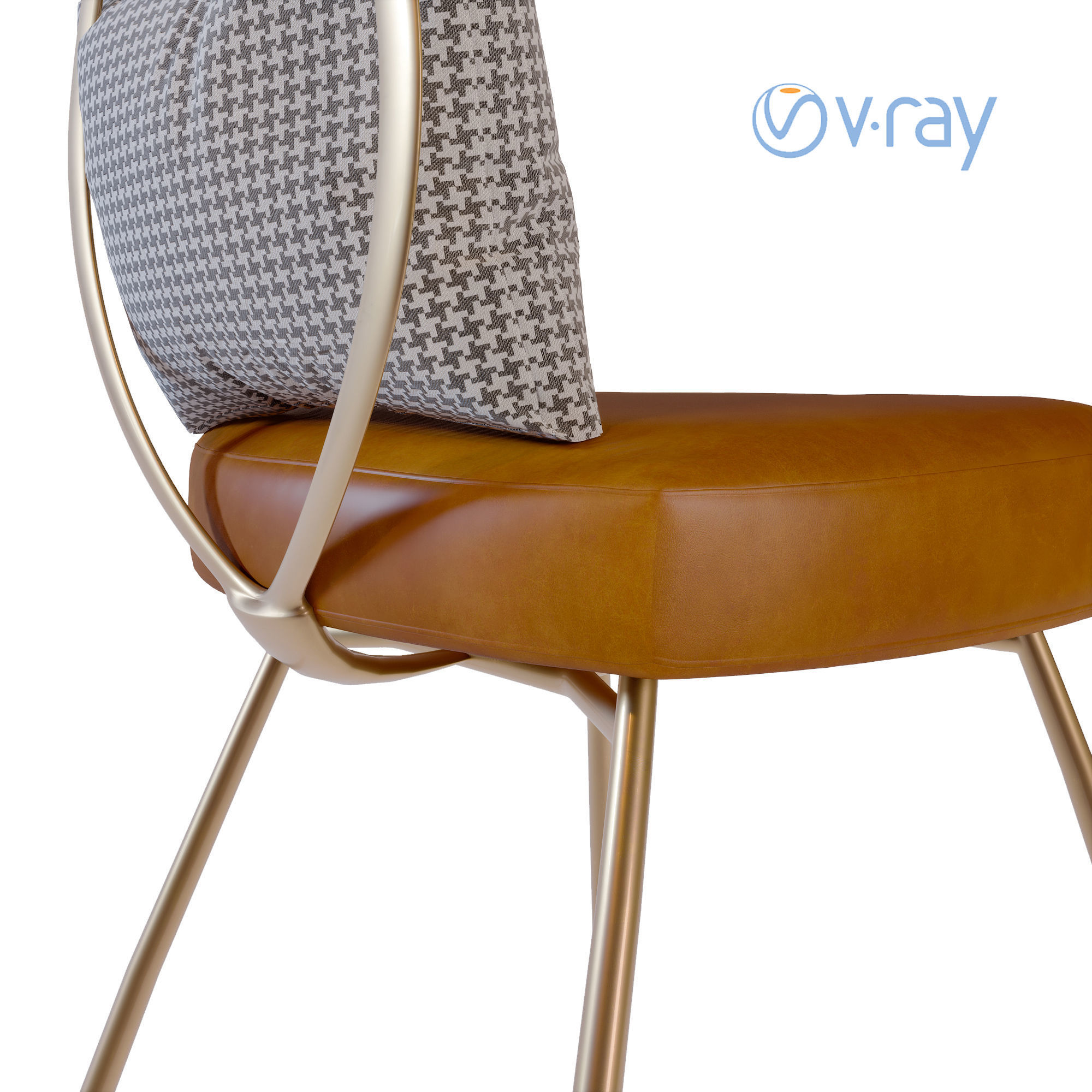 light luxury chair 3D model | CGTrader