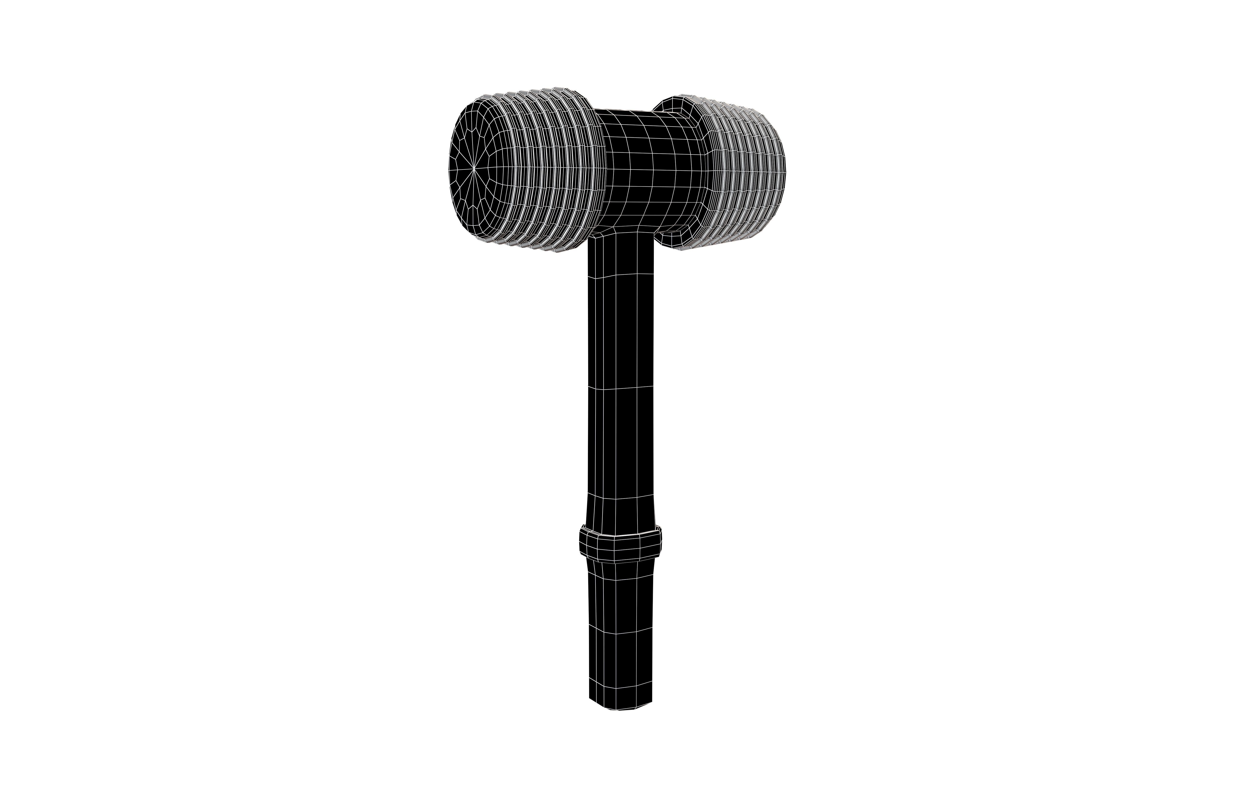 3D model Toy Hammer V1 002 VR / AR / low-poly | CGTrader
