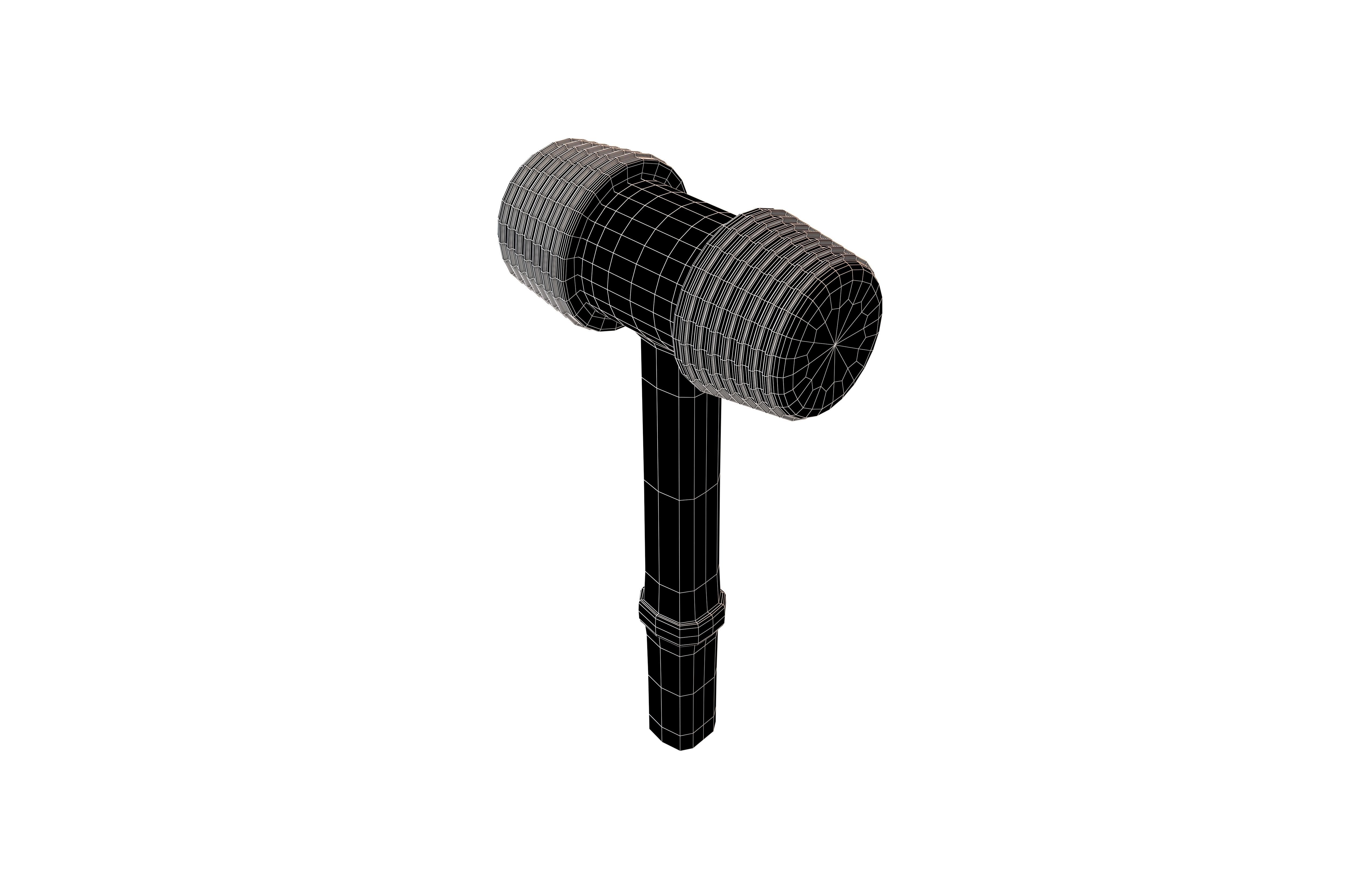 3D model Toy Hammer V1 002 VR / AR / low-poly | CGTrader