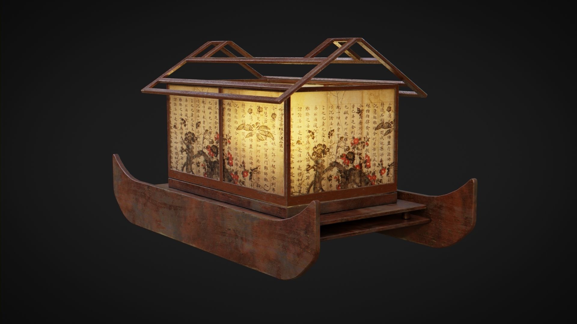3D model Lantern Night Scene VR / AR / low-poly | CGTrader