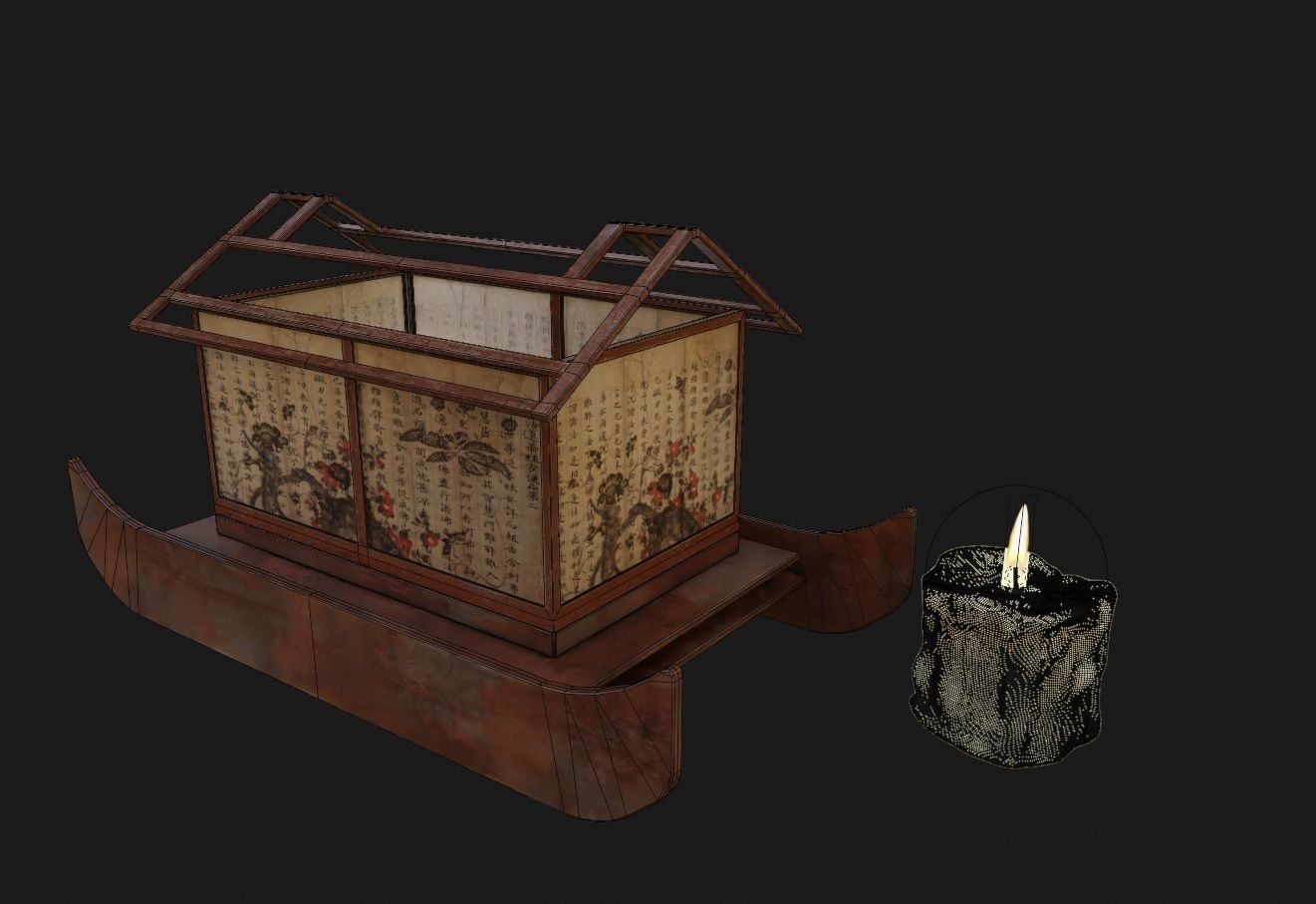 3D model Lantern Night Scene VR / AR / low-poly | CGTrader