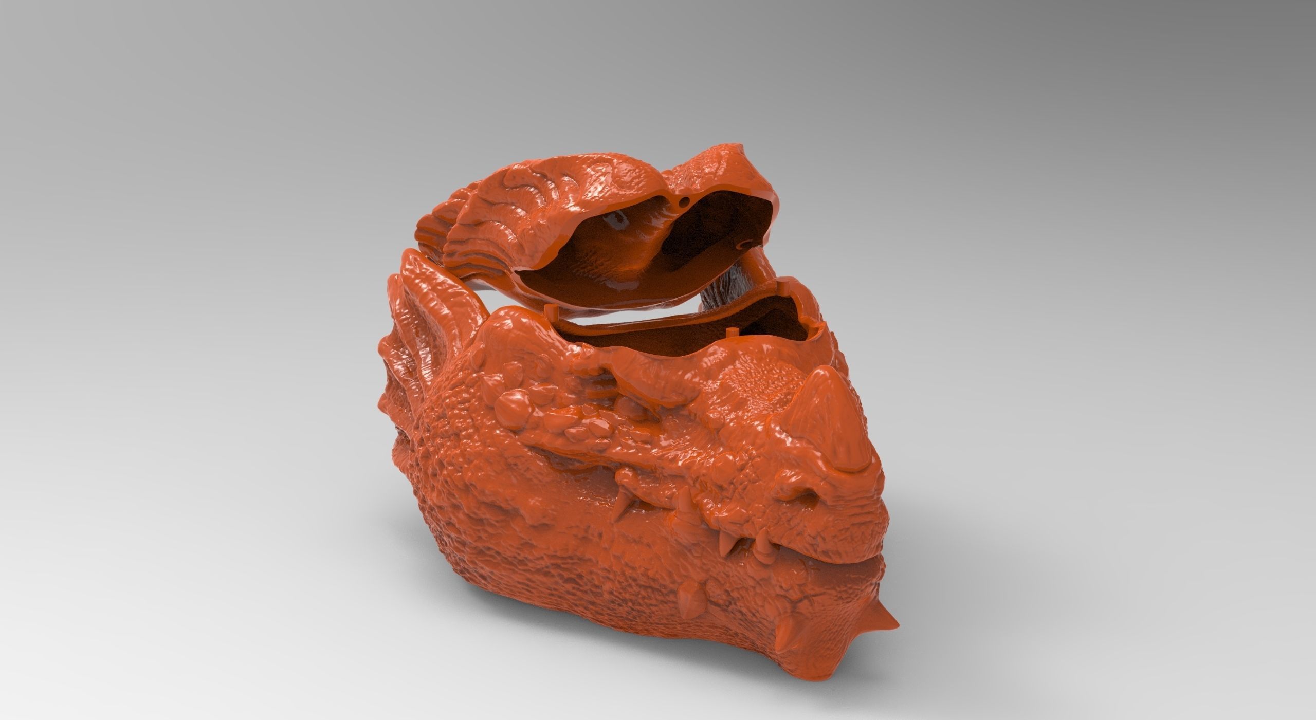 Not Themberchaud Dragon Popcorn Box Dungeons Dragons Dice Box 3D model ...