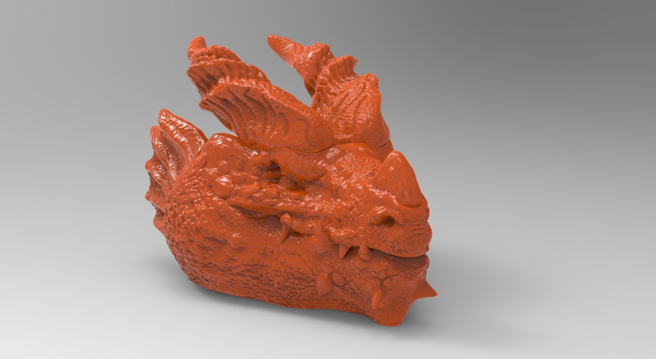 Not Themberchaud Dragon Popcorn Box Dungeons Dragons Dice Box 3D model ...