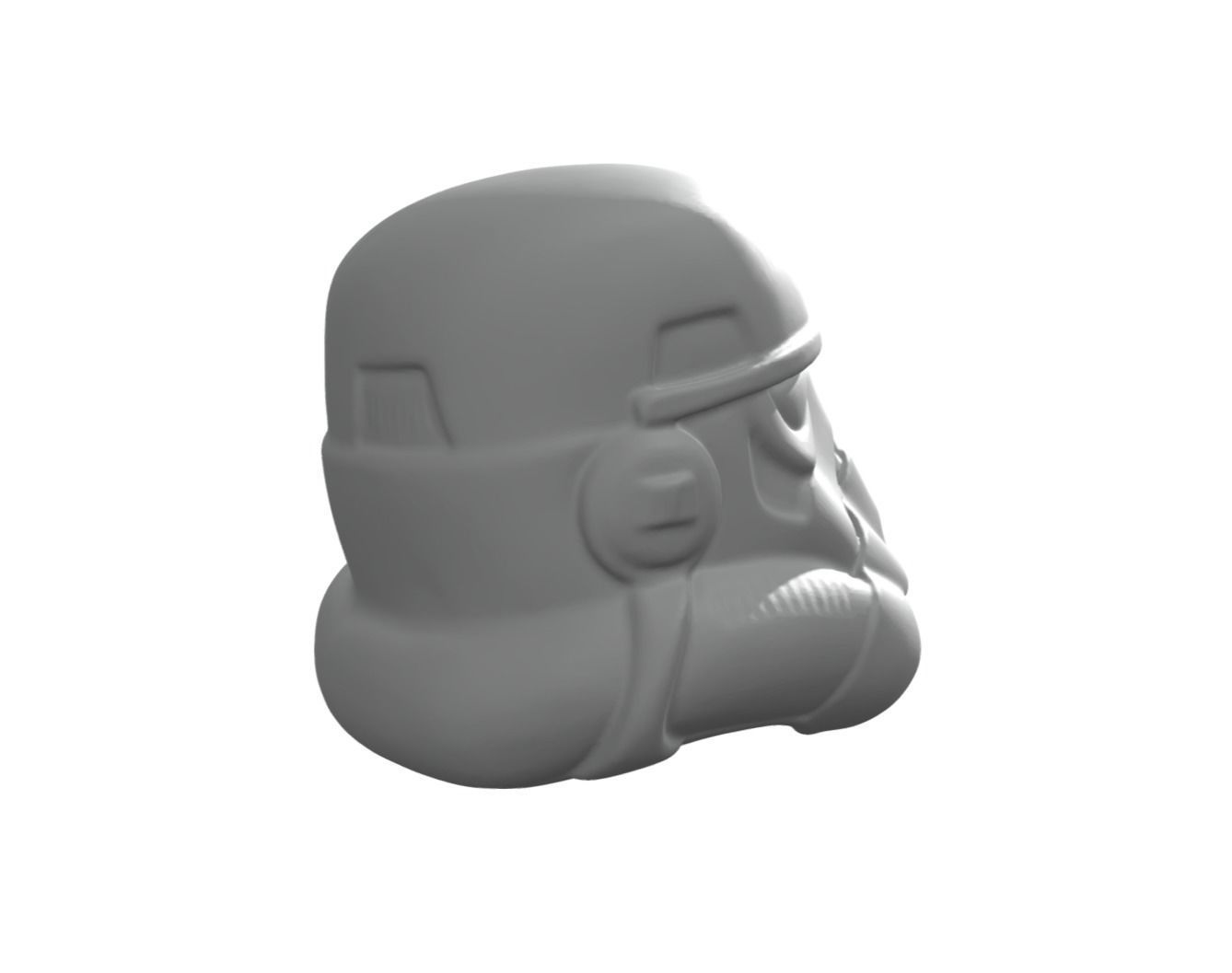 Stormtrooper helmet 3D model 3D printable | CGTrader