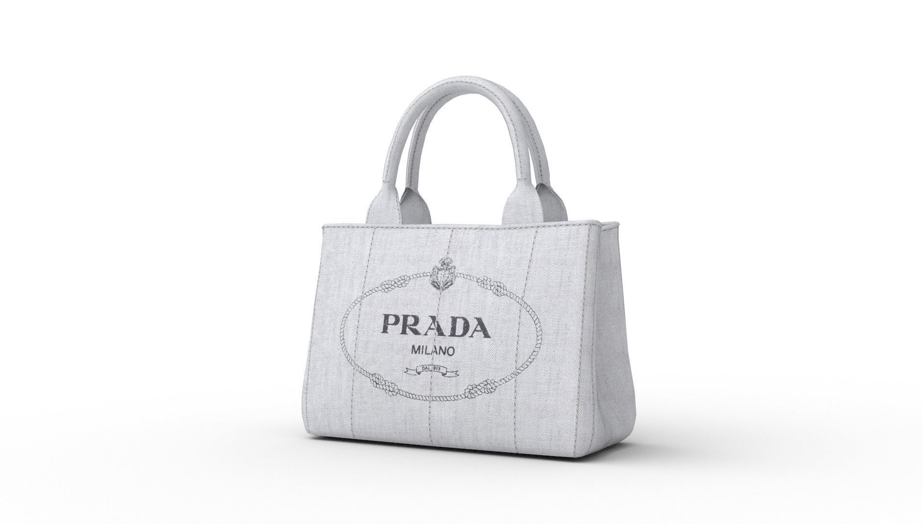 3D model handbag- Prada VR / AR / low-poly | CGTrader