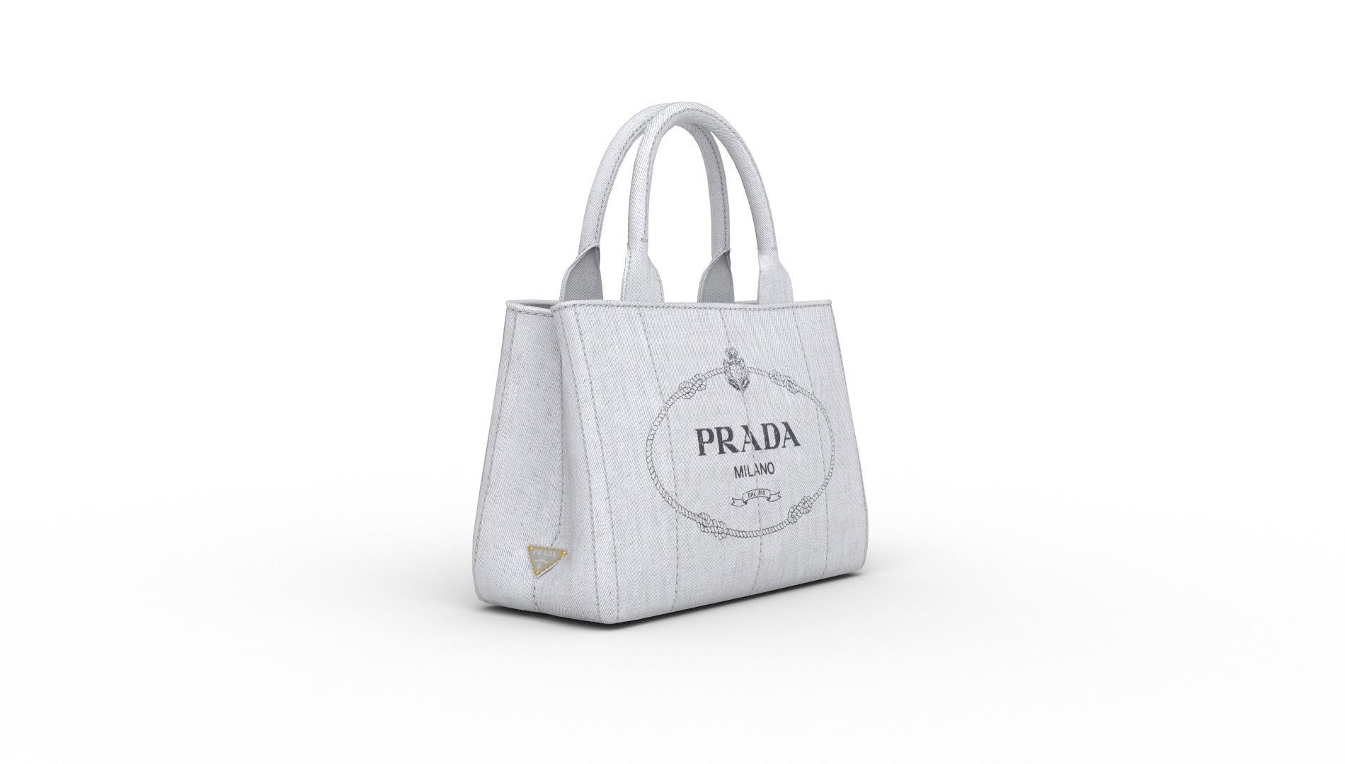 3D model handbag- Prada VR / AR / low-poly | CGTrader