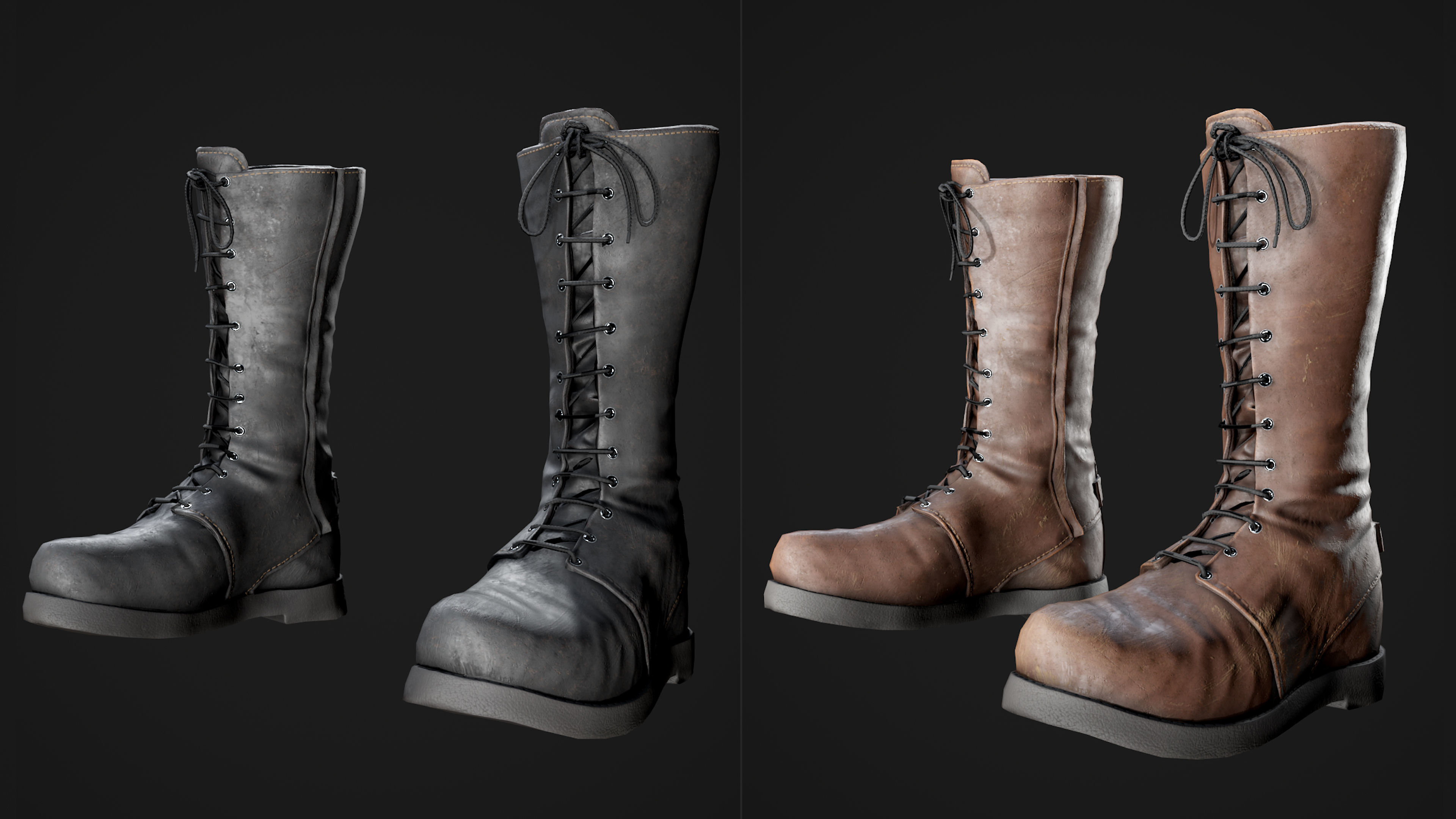 3D model Shoes 01 Game-Ready Unreal VR / AR / low-poly | CGTrader