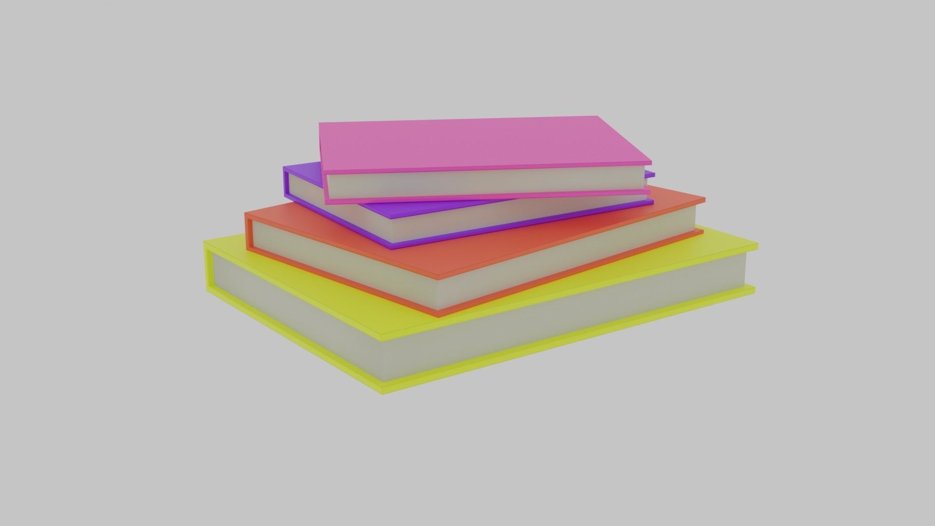 Low Poly Book free 3D model | CGTrader