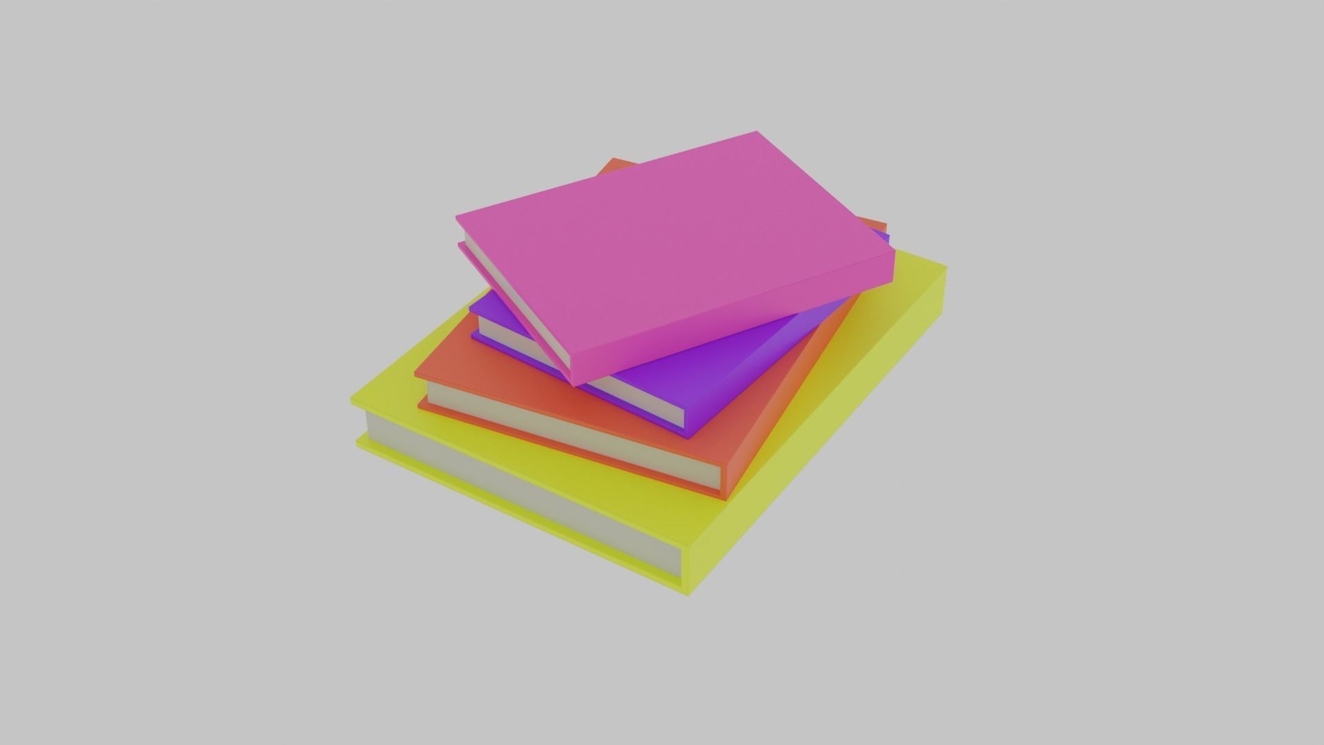 Low Poly Book free 3D model | CGTrader