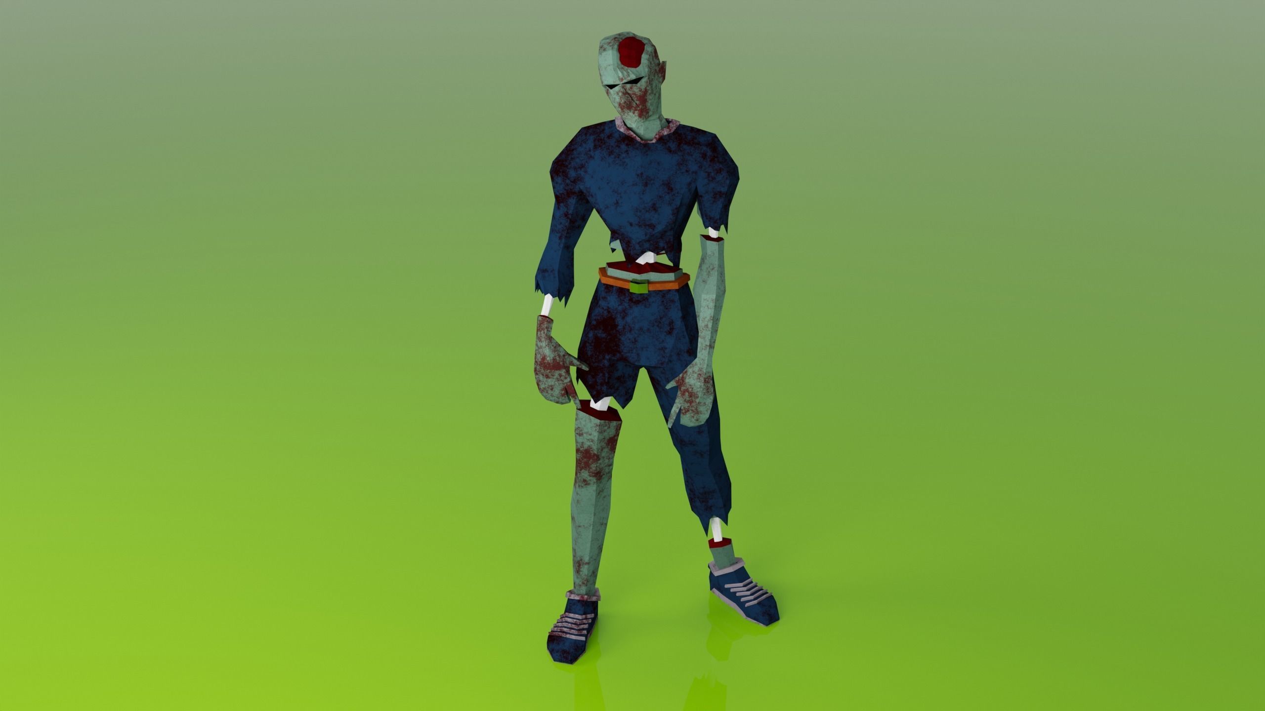 3D model Zombie Undead Living dead Corpse Infected VR / AR / low-poly | CGTrader