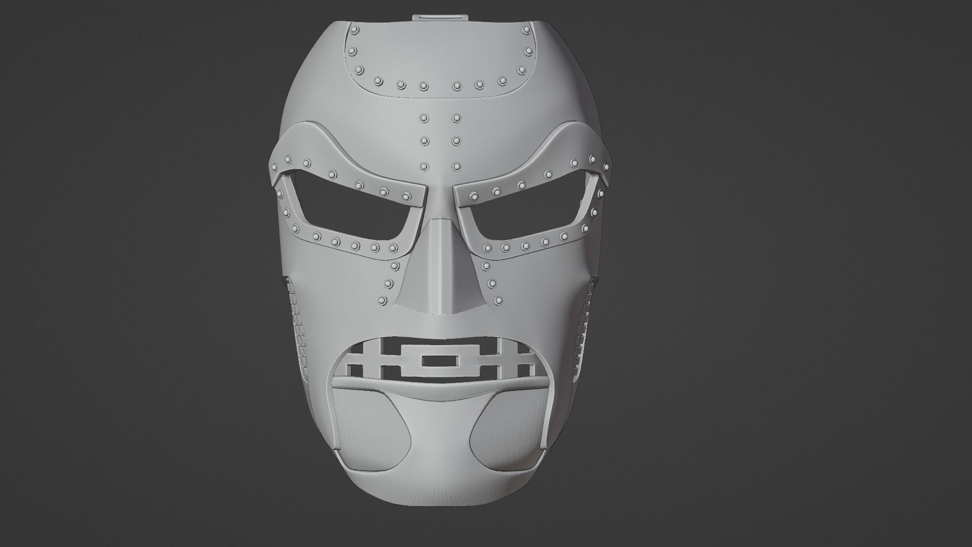 Dr Doom Mask - For 3D printing 3D model 3D printable | CGTrader