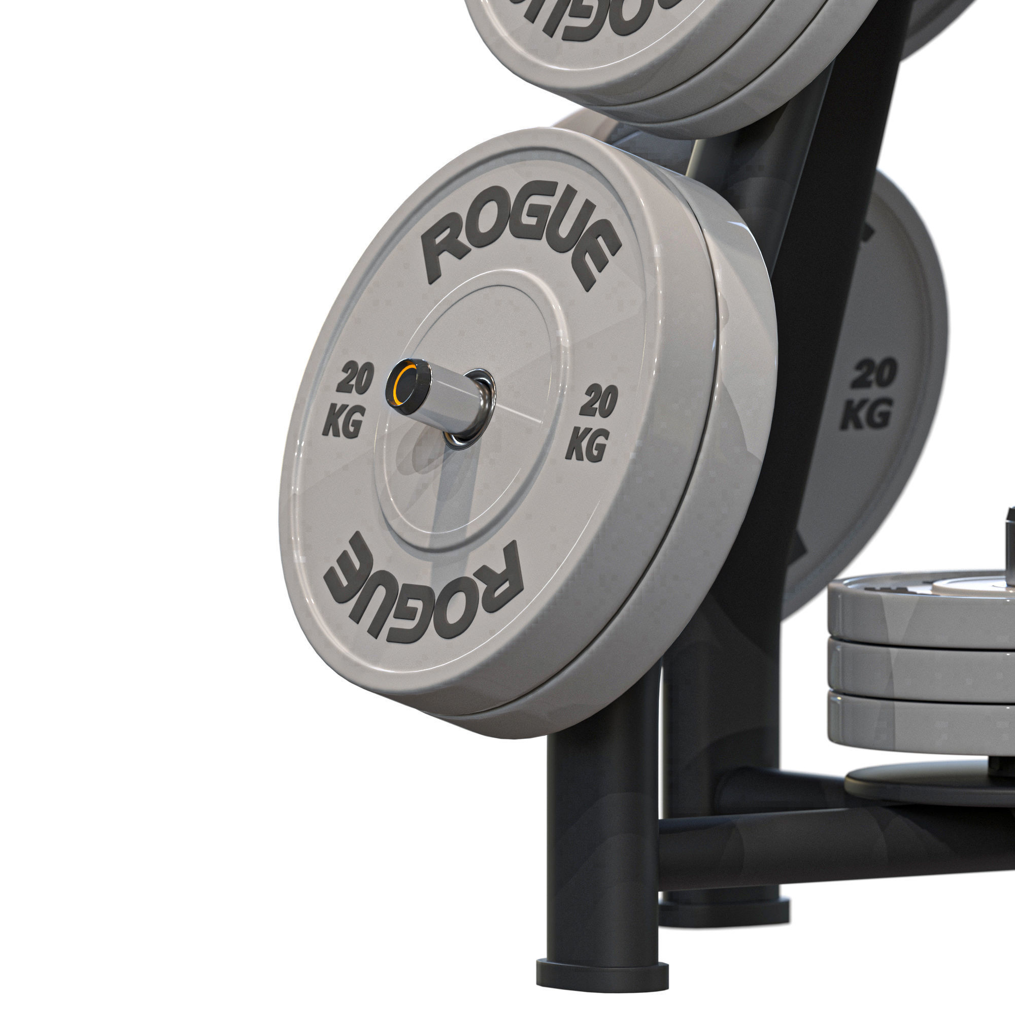 Barbell Weight Plate Rack 3D model | CGTrader