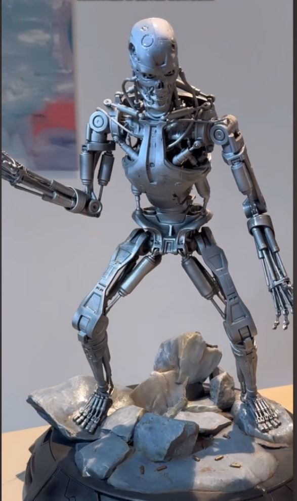 Terminator T-800 Endoskeleton Rekvizit T1 V2 3D model 3D printable ...