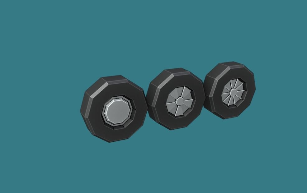 Simple cartoon car pack Style Craft free VR / AR / low-poly 3D model ...