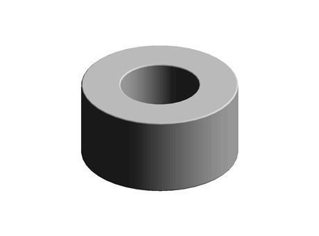 EMI Toroid 20 OD x 10 ID x 10mm free 3D model | CGTrader