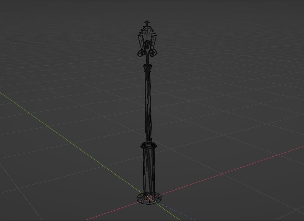 3D model Street lamp PBR low poly 3D model VR / AR / low-poly | CGTrader