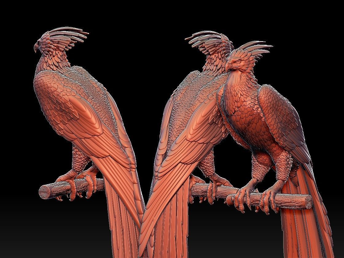 phoenix 3D model 3D printable | CGTrader