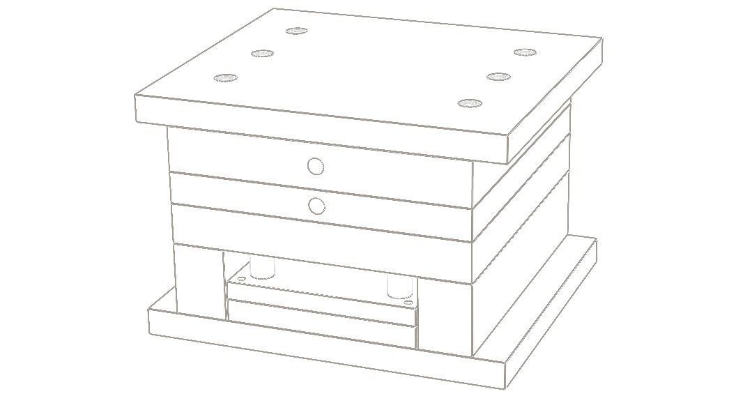 Standard Plastic Mold Base Sets 3D model rigged | CGTrader
