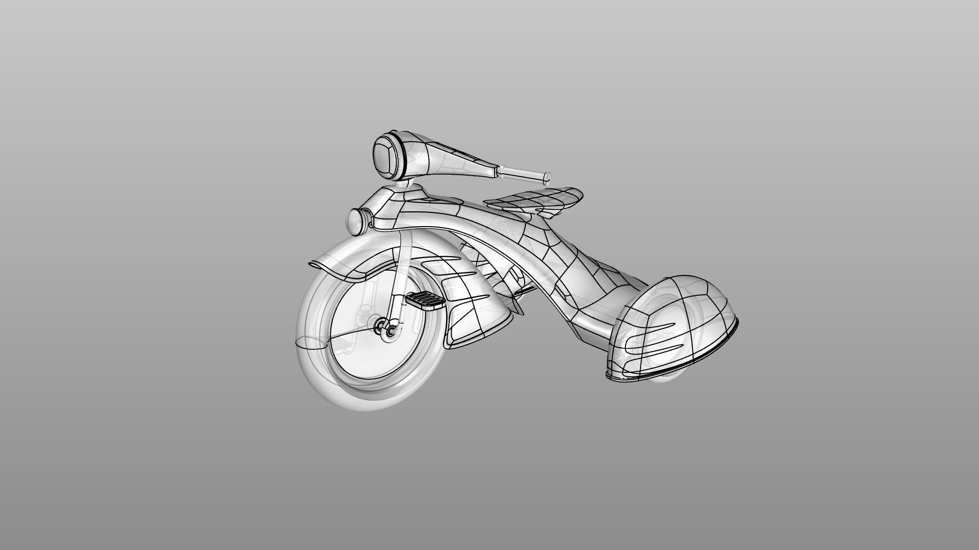 High Poly Tricycle Model 3D model | CGTrader