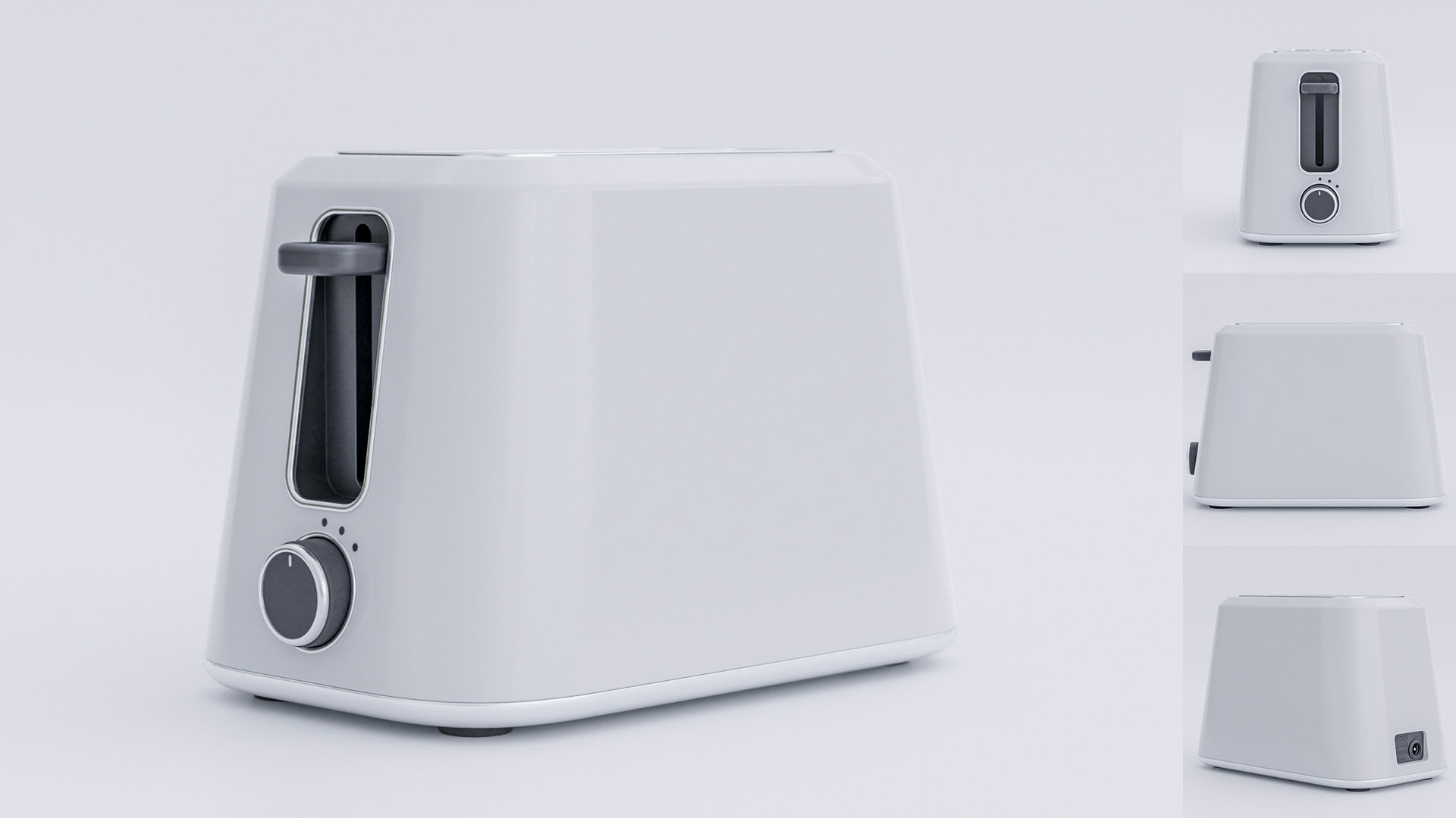 3D model Modern toaster concept VR / AR / low-poly | CGTrader