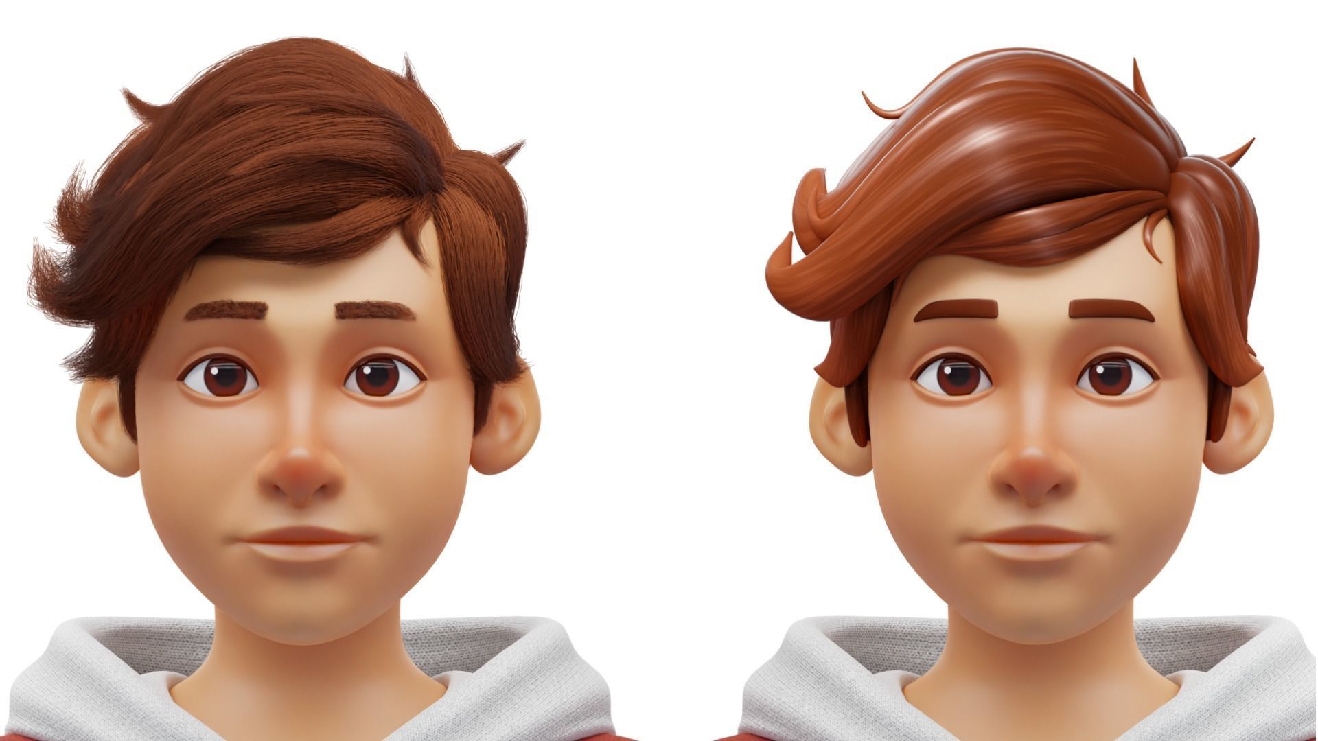 3D model Cartoon White Man Teen Rigged VR / AR / low-poly rigged | CGTrader