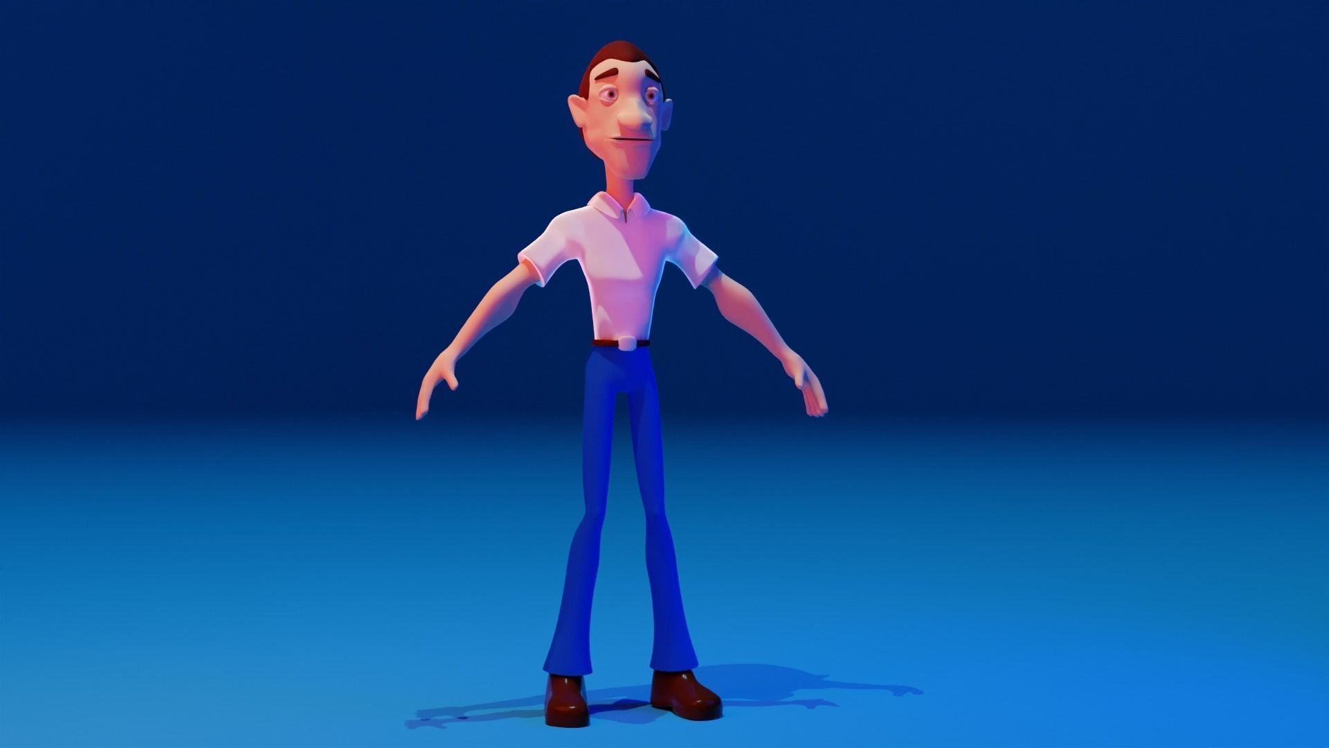 3D model Character Low Poly - Man - VR / AR / low-poly | CGTrader