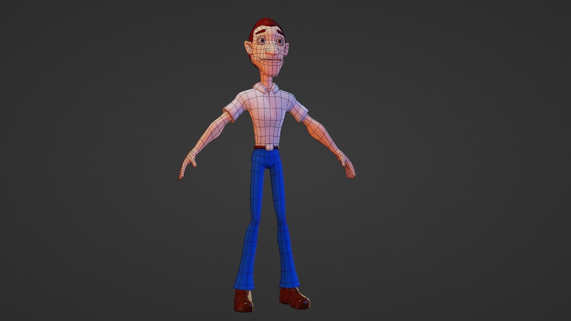 3D model Character Low Poly - Man - VR / AR / low-poly | CGTrader