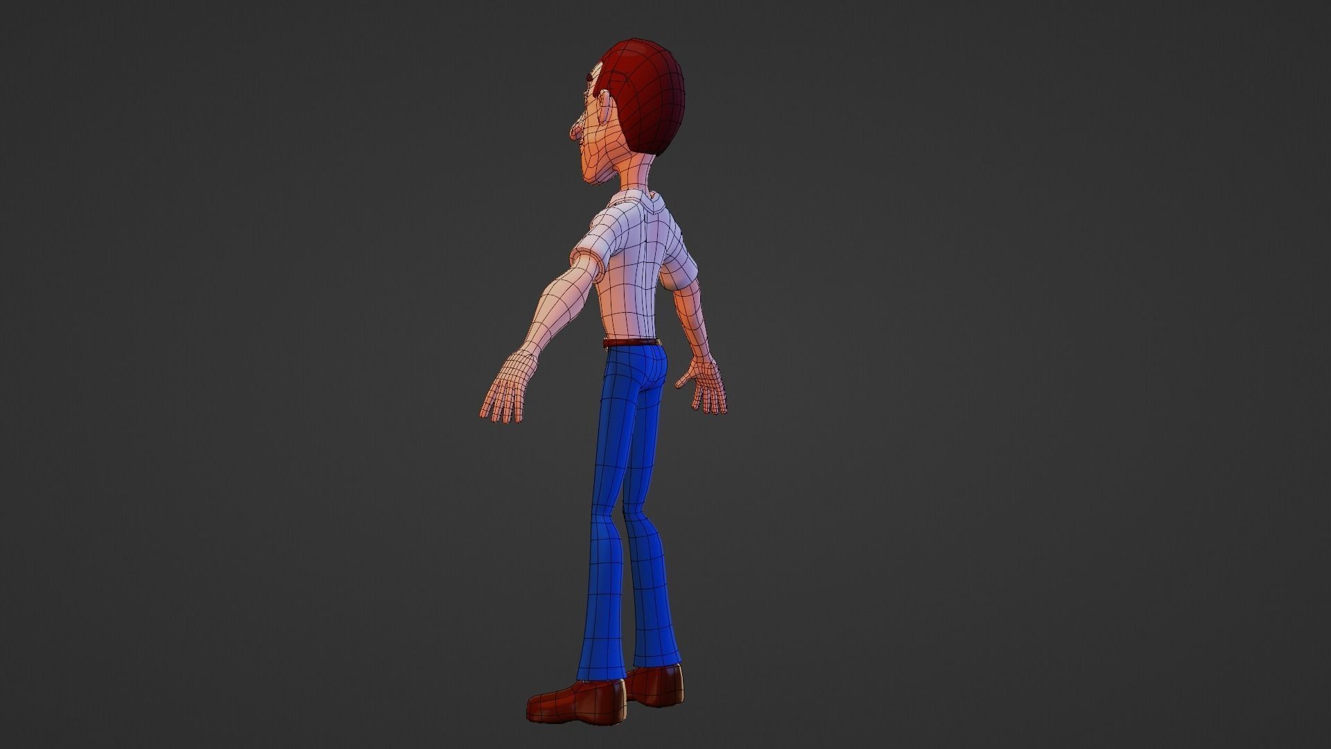 3D model Character Low Poly - Man - VR / AR / low-poly | CGTrader