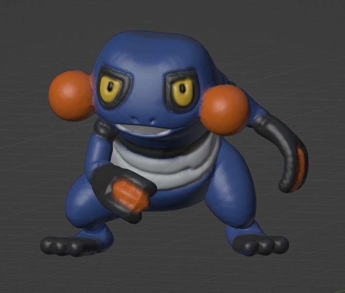 Croagunk 3D model 3D printable | CGTrader