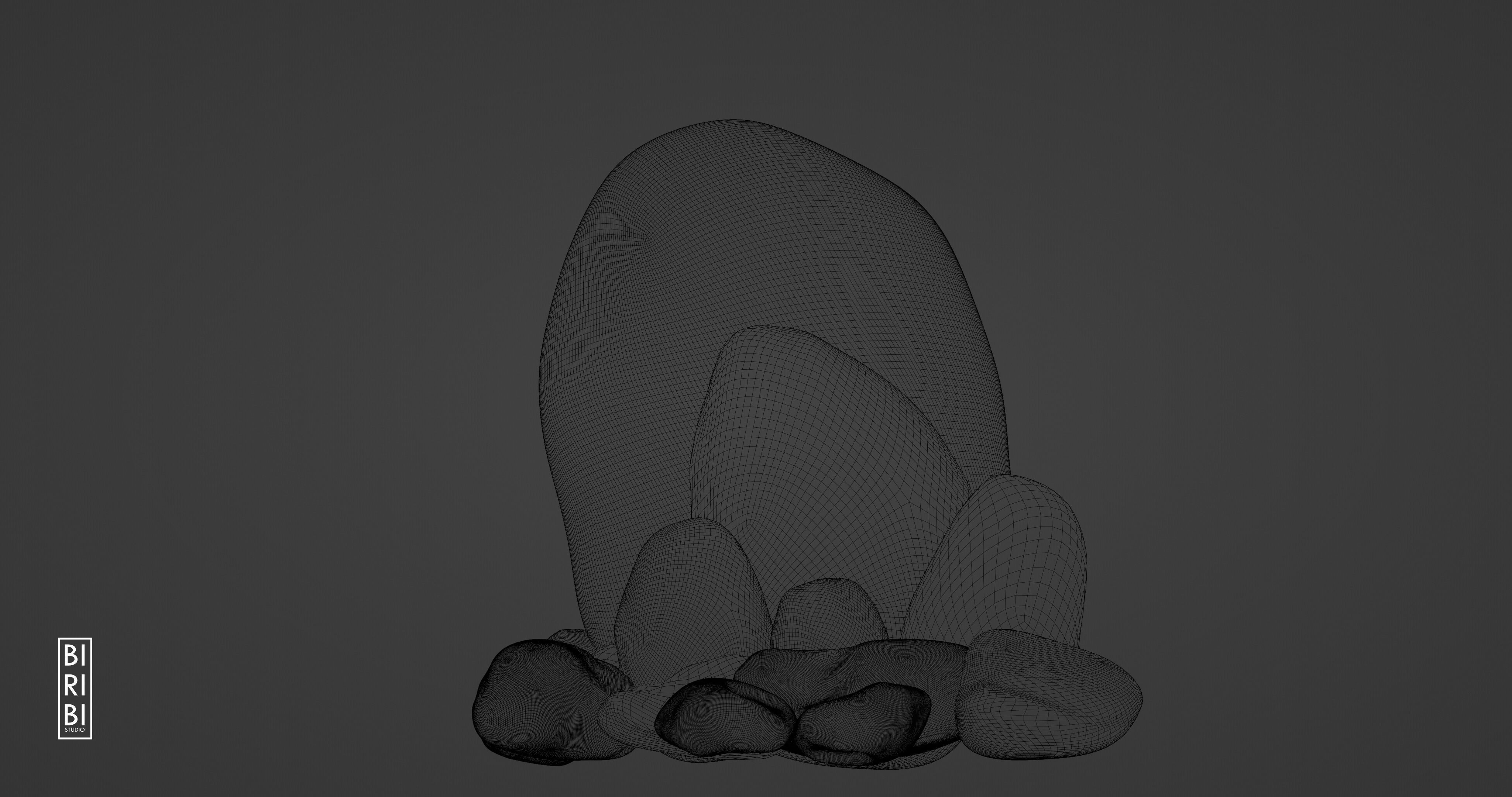 Florest Rock Anime Textures 3D model | CGTrader