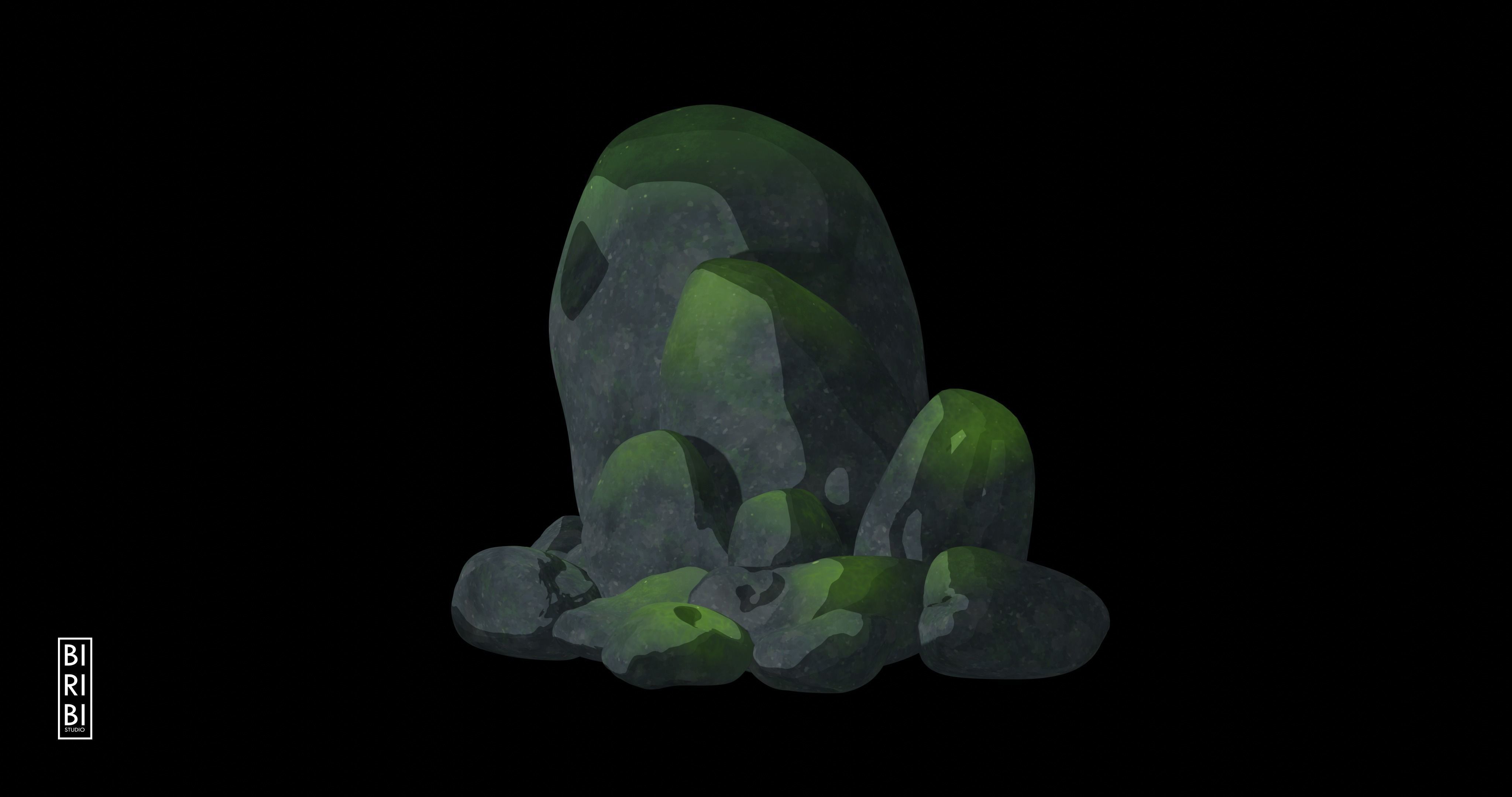 Florest Rock Anime Textures 3D model | CGTrader