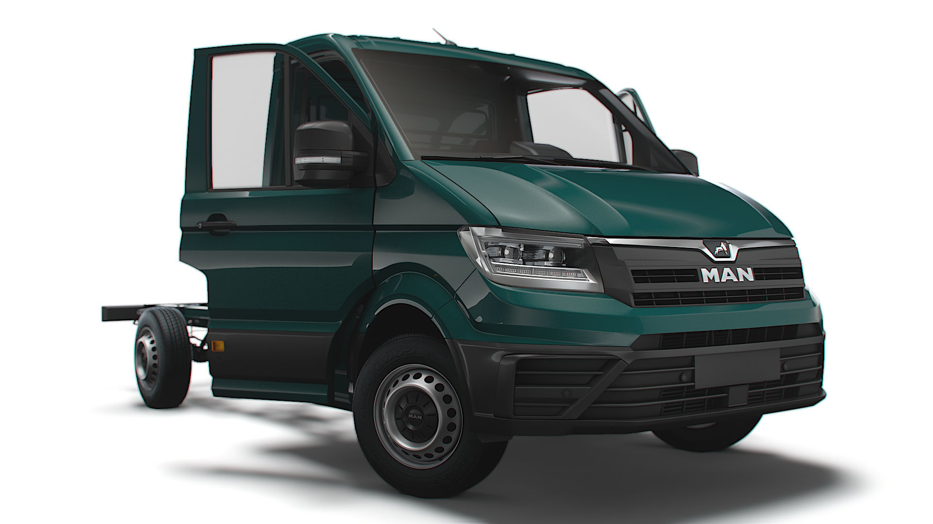 MAN TGE Chassis SingleCab L1 HQInterior 2023 3D model | CGTrader