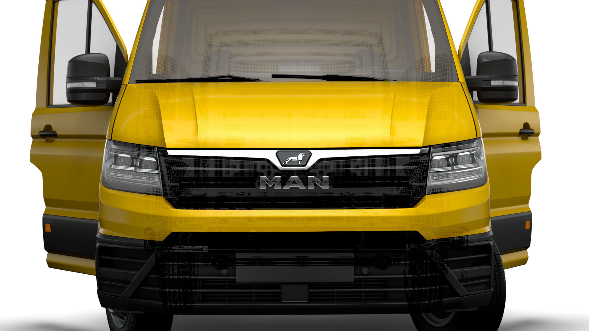 MAN TGE Chassis SingleCab L3 HQInterior 2023 3D model | CGTrader