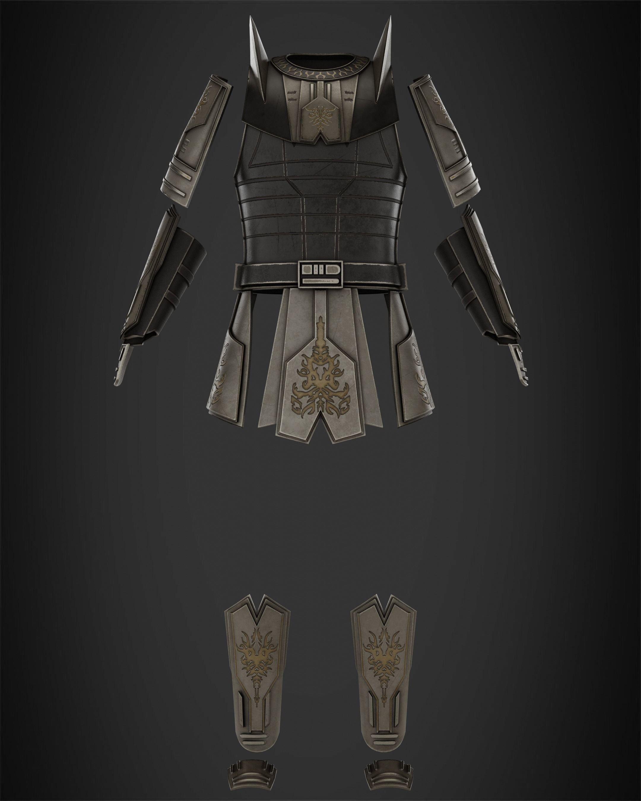 Star Wars Darth Bane Armor for Cosplay 3D model 3D printable | CGTrader