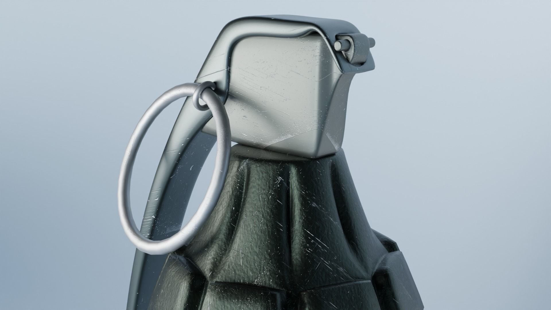 3D model Realistic grenade model VR / AR / low-poly | CGTrader