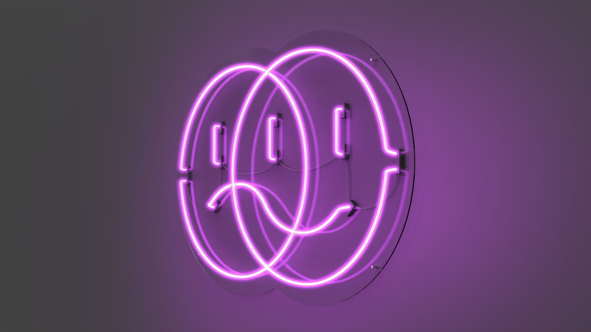 Sad Happy Faces - Neon Sign 3D model | CGTrader