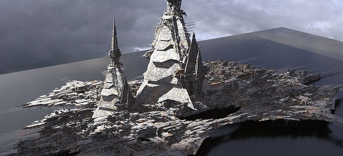 New Egypt Pyramid City Tower city 3D model | CGTrader