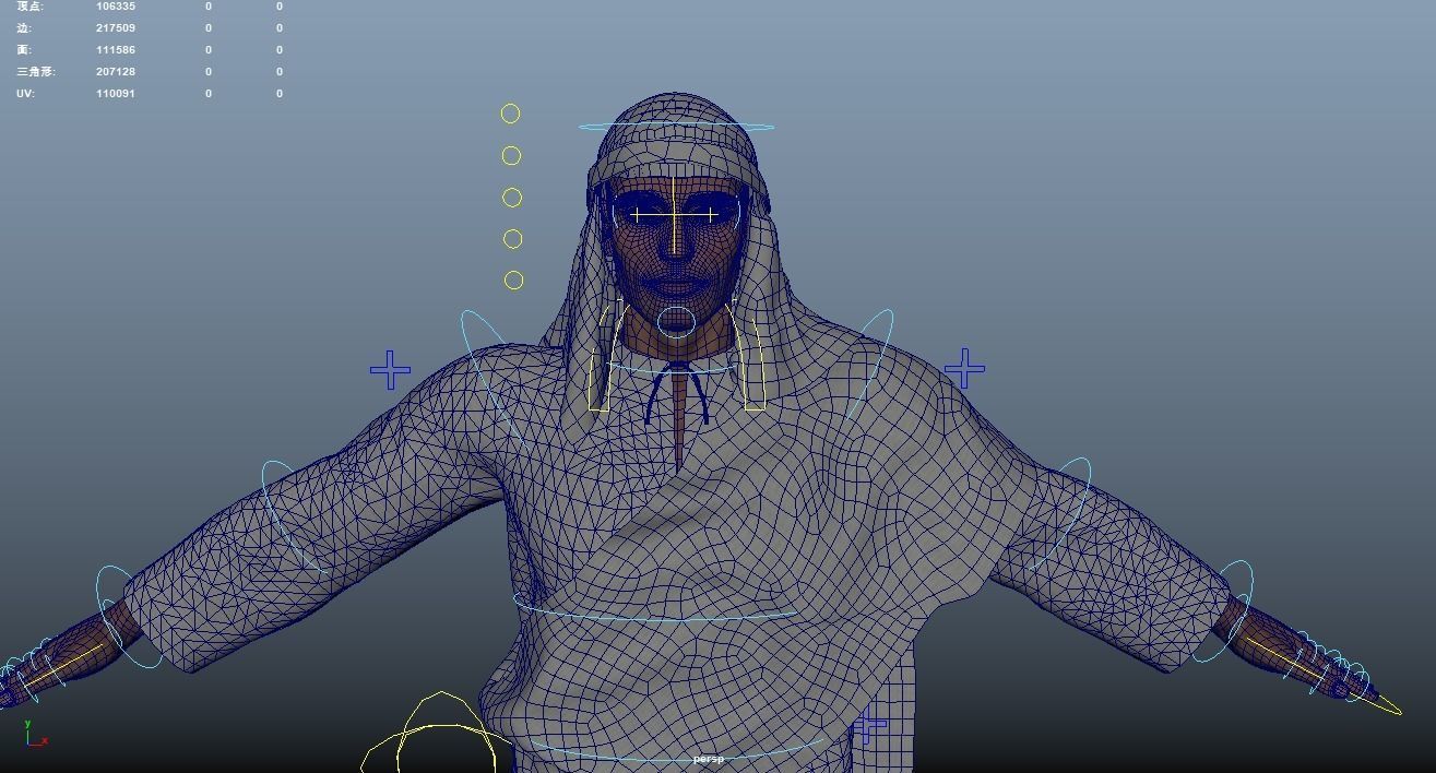 Arabian Man Rigged 3D model rigged | CGTrader