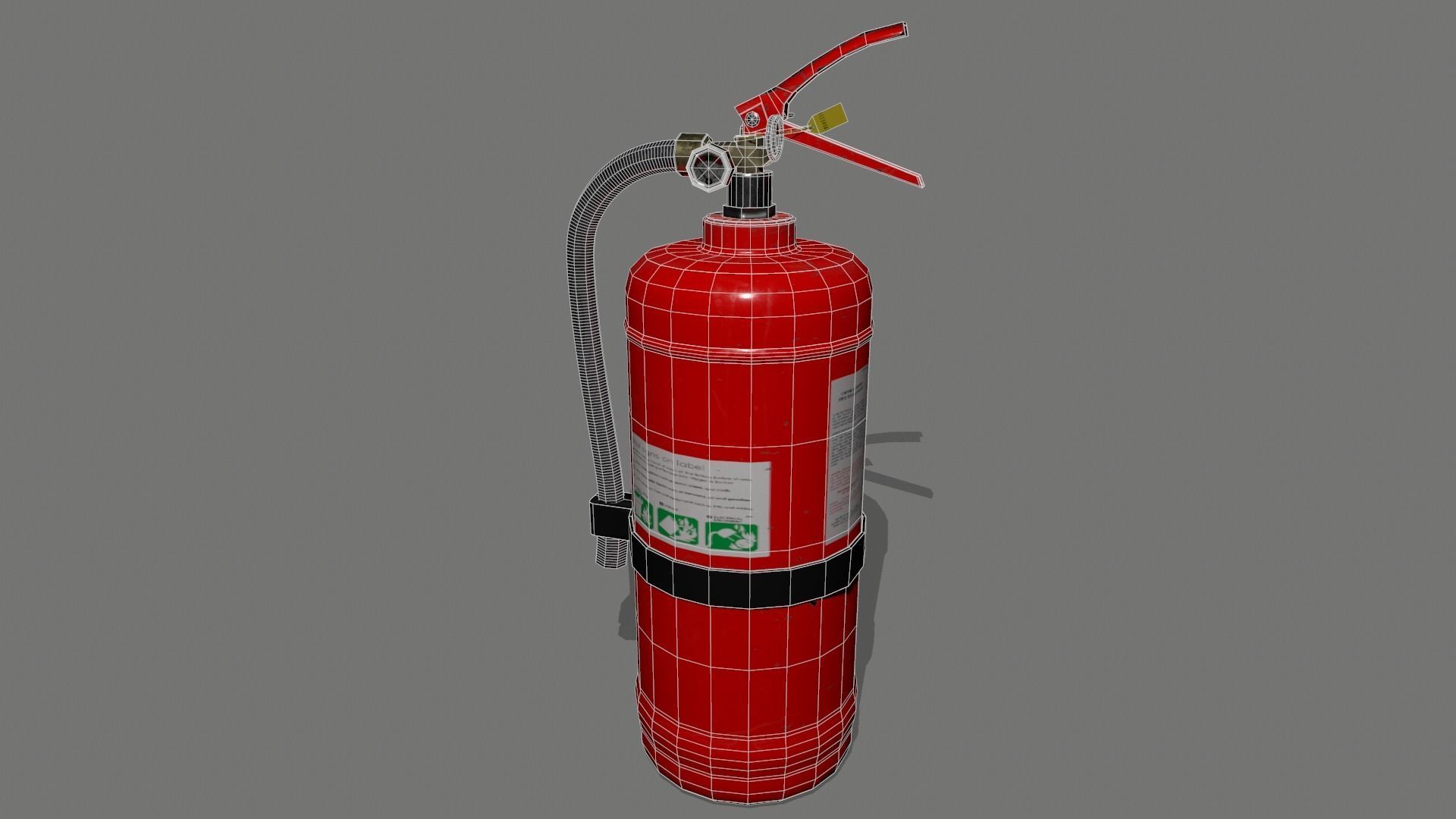 Game Ready fire extinguisher prop 3D model | CGTrader