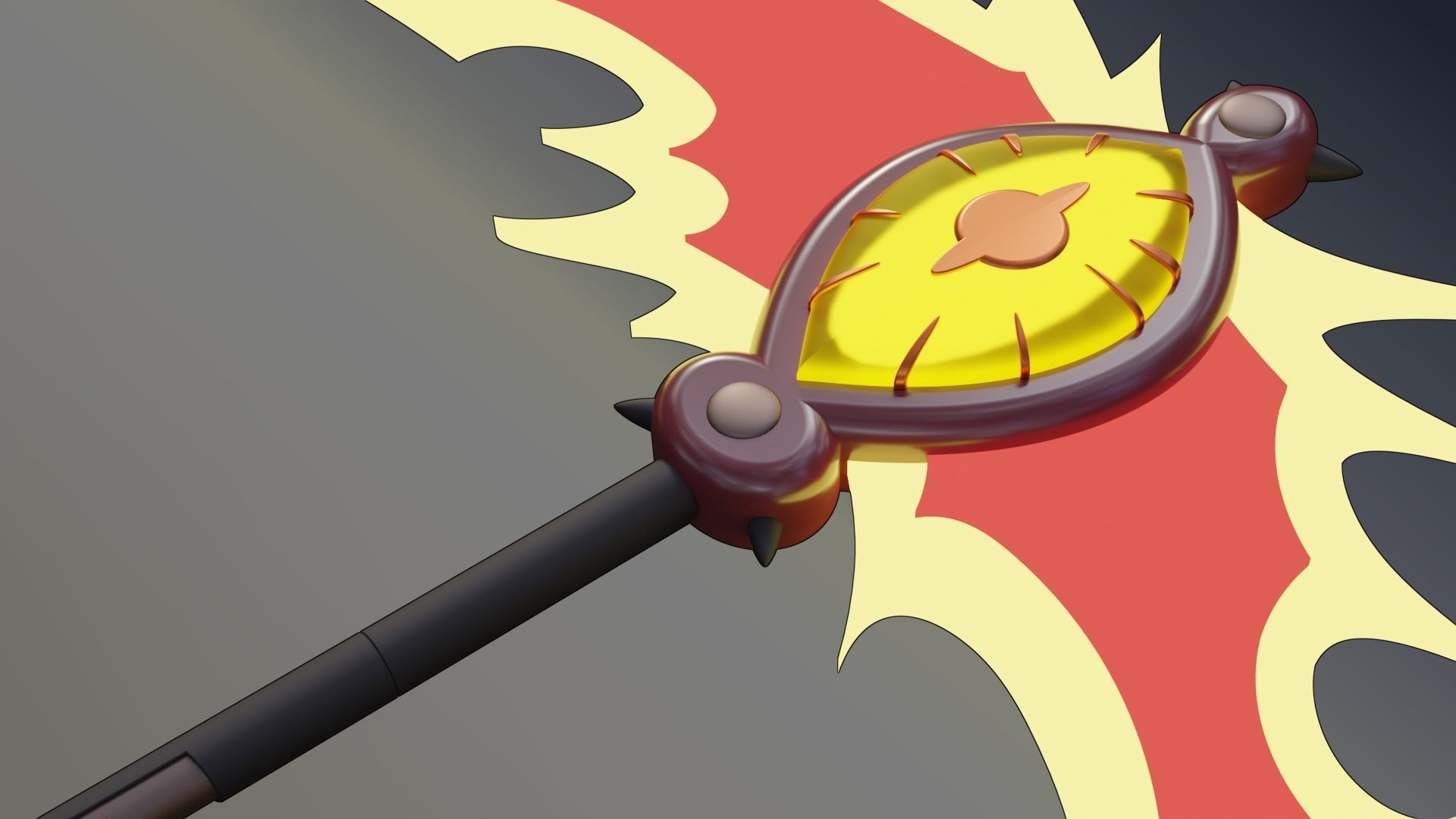 Amphibia darcy marcy cosplay scythe 3d model 3D model 3D printable ...