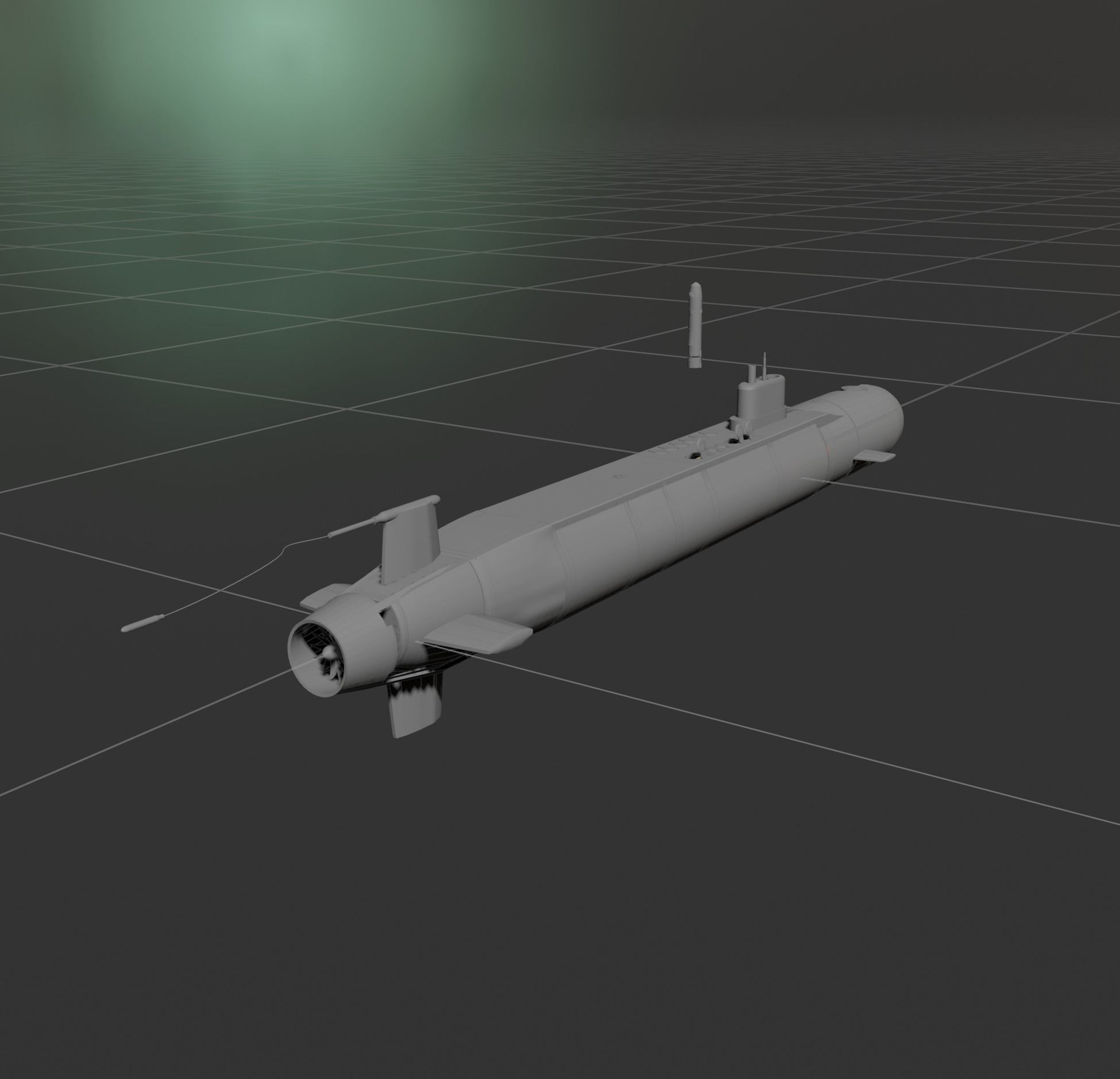 Submarine Cutaway Design 2023 3D model | CGTrader