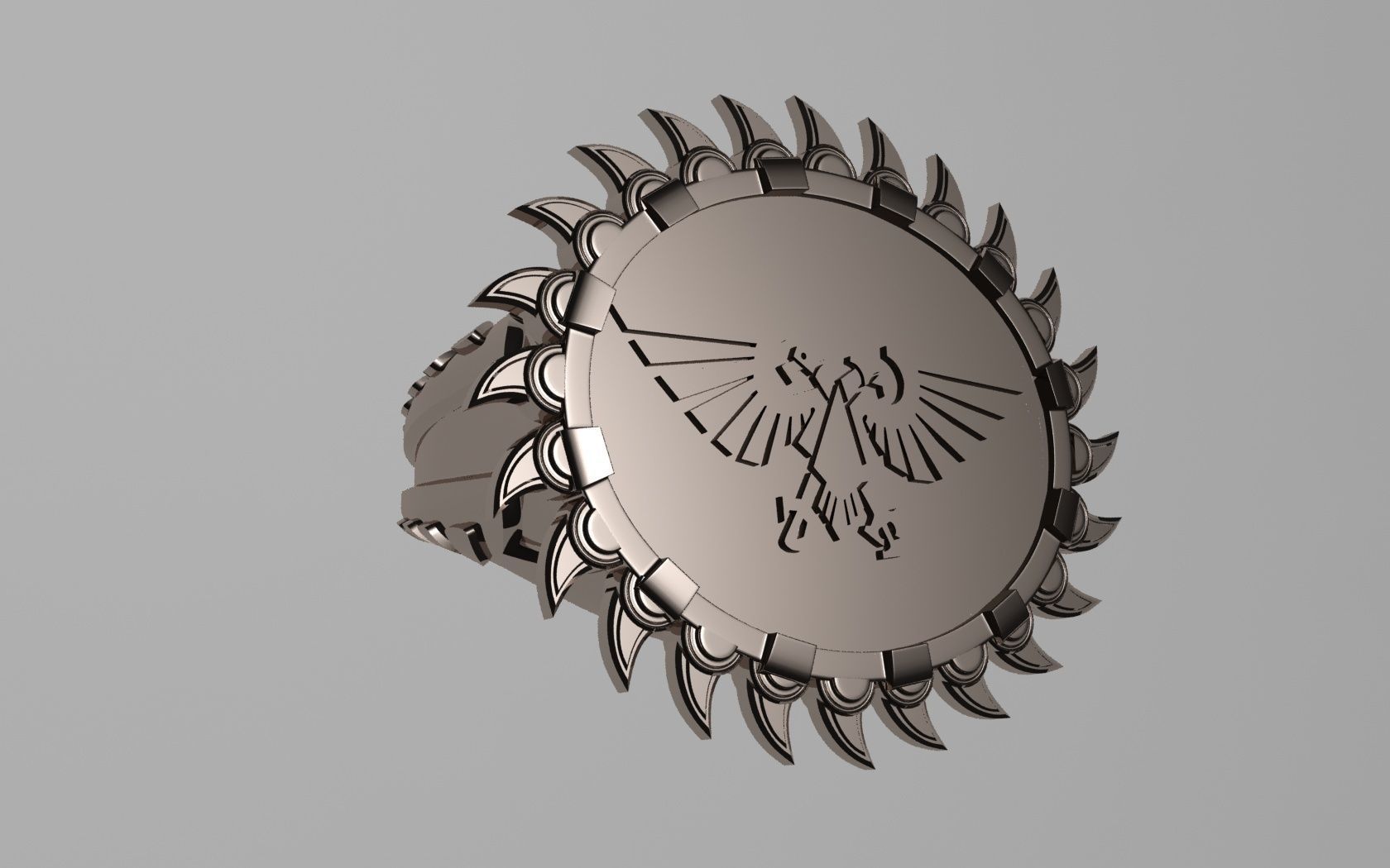 Warhammer 40K Ring free 3D model | CGTrader