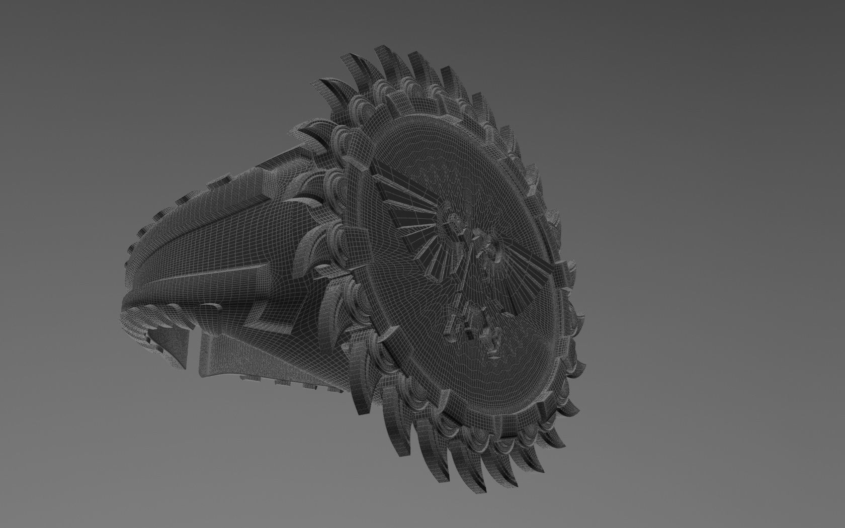 Warhammer 40K Ring free 3D model | CGTrader